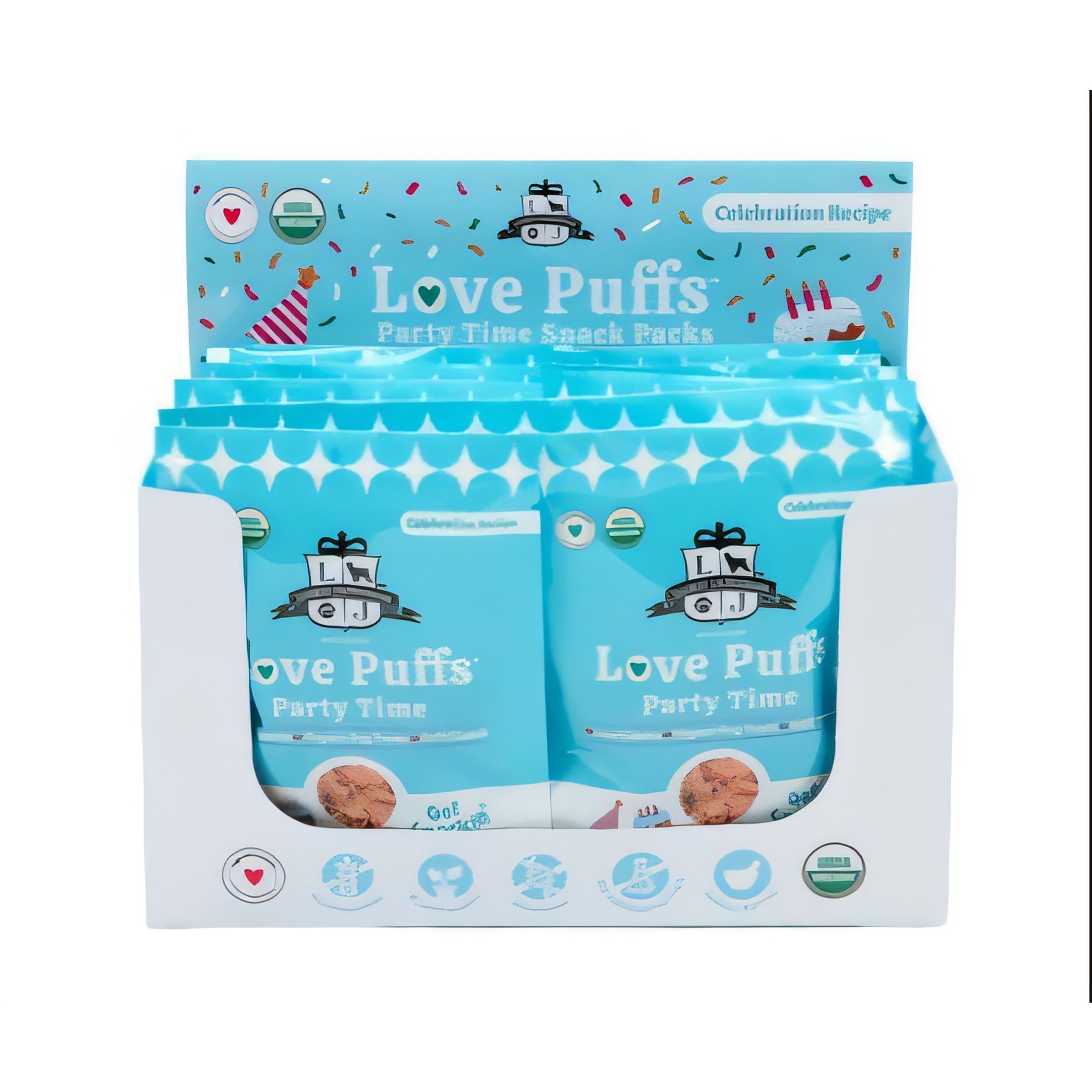 Lord Jameson Love Puffs Party Time Pnb / Coconut Snack Pack (0.4-Oz ...