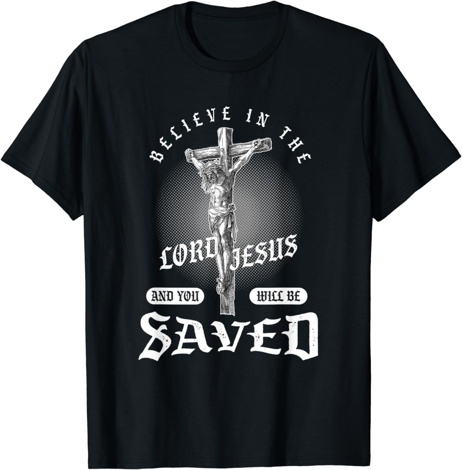 Lord Jesus Christ God Cross Crucifix Religion Christian Gift T-Shirt ...