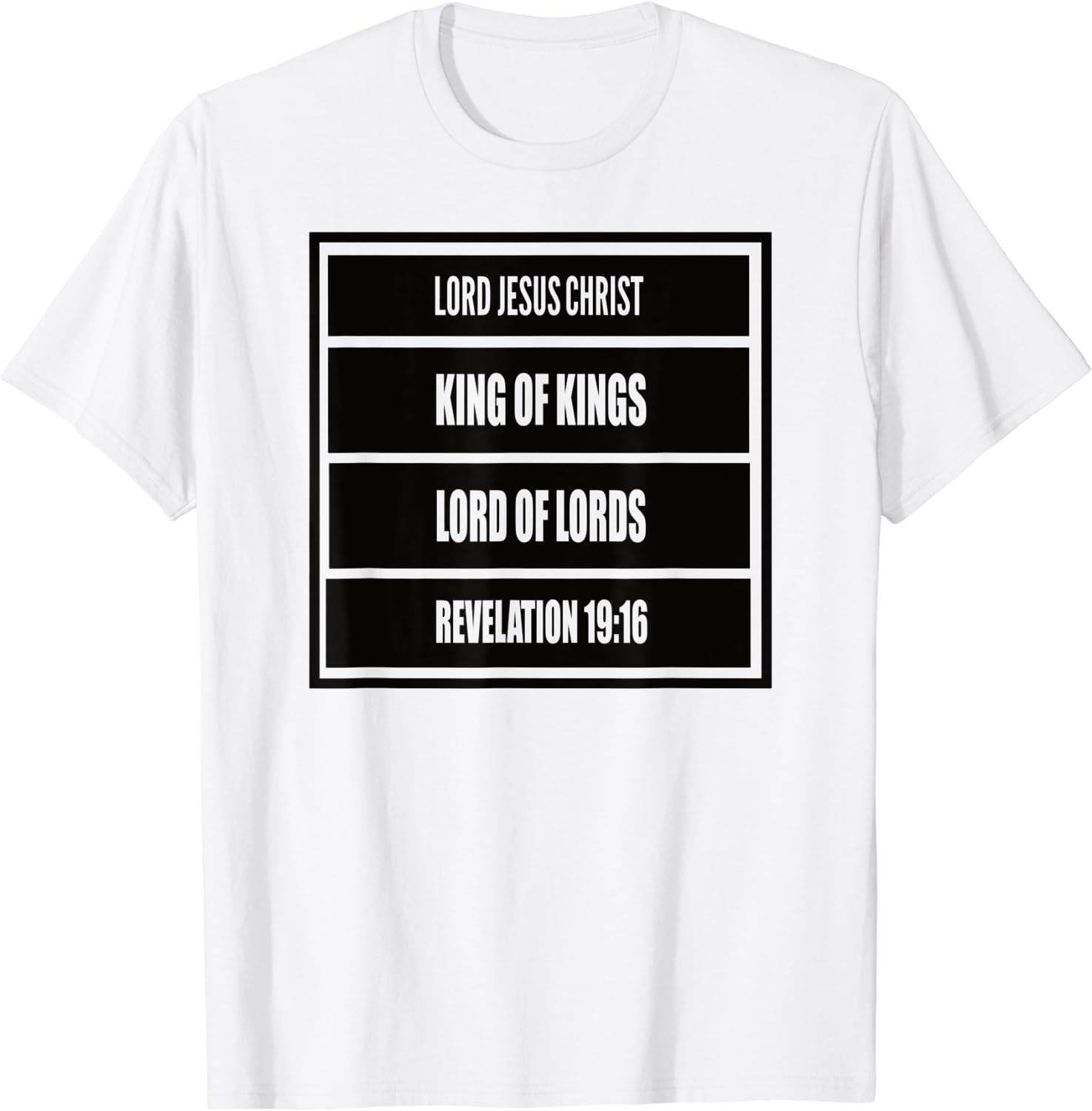 Lord Jesus Christ King of Kings Lord of Lords T-Shirt - Walmart.com
