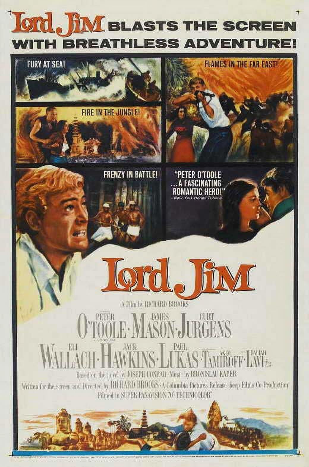 Lord Jim - movie POSTER (Style B) (11" x 17") (1965) - Walmart.com