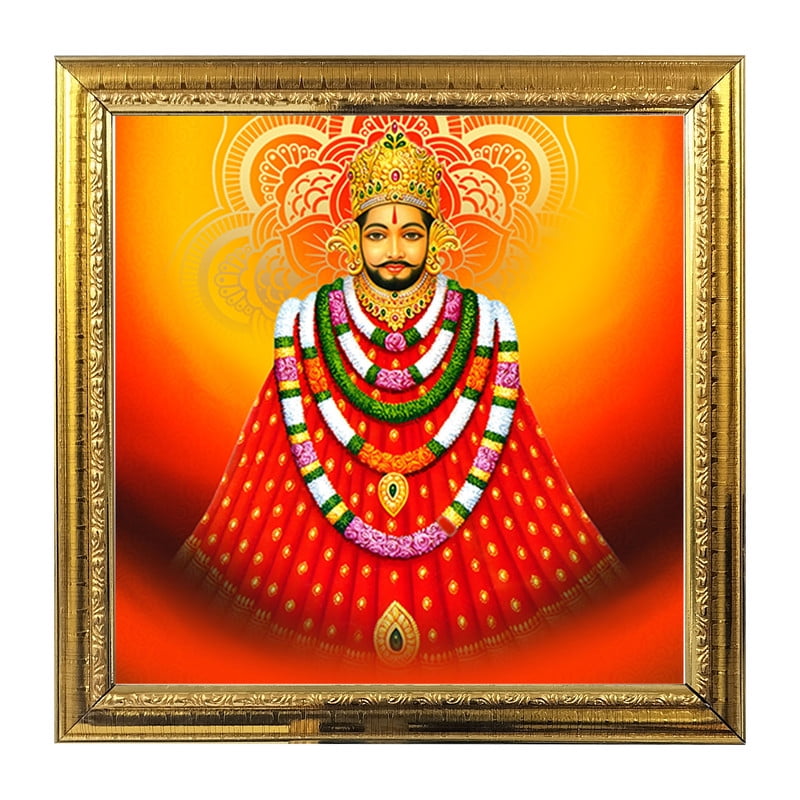 Lord Khatu Shyam India God Photo Frame for Pooja Hindu Bhagwan Devi ...
