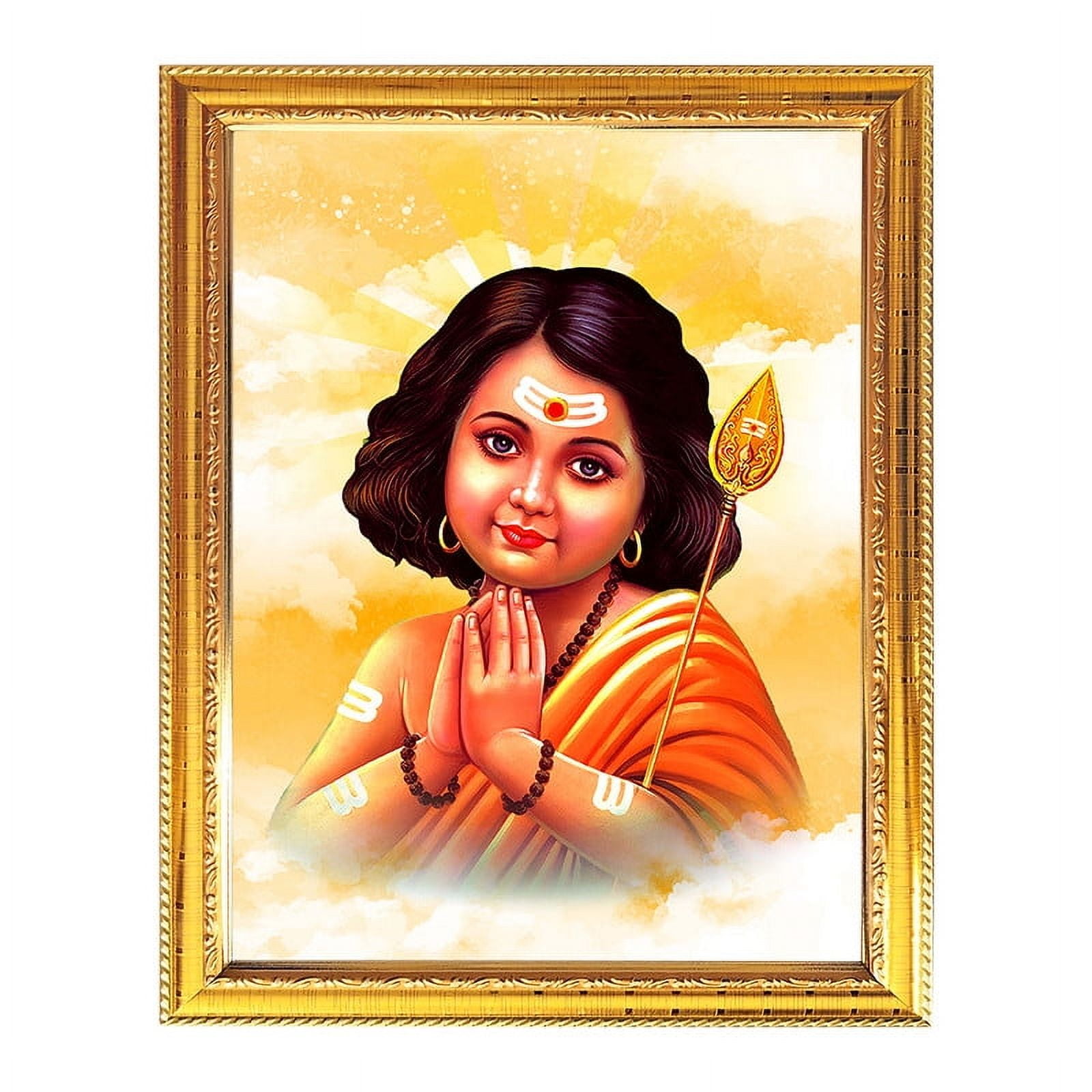 Lord Murugan God Photo Frames Wall Decor Religious Hindu Temple Office ...