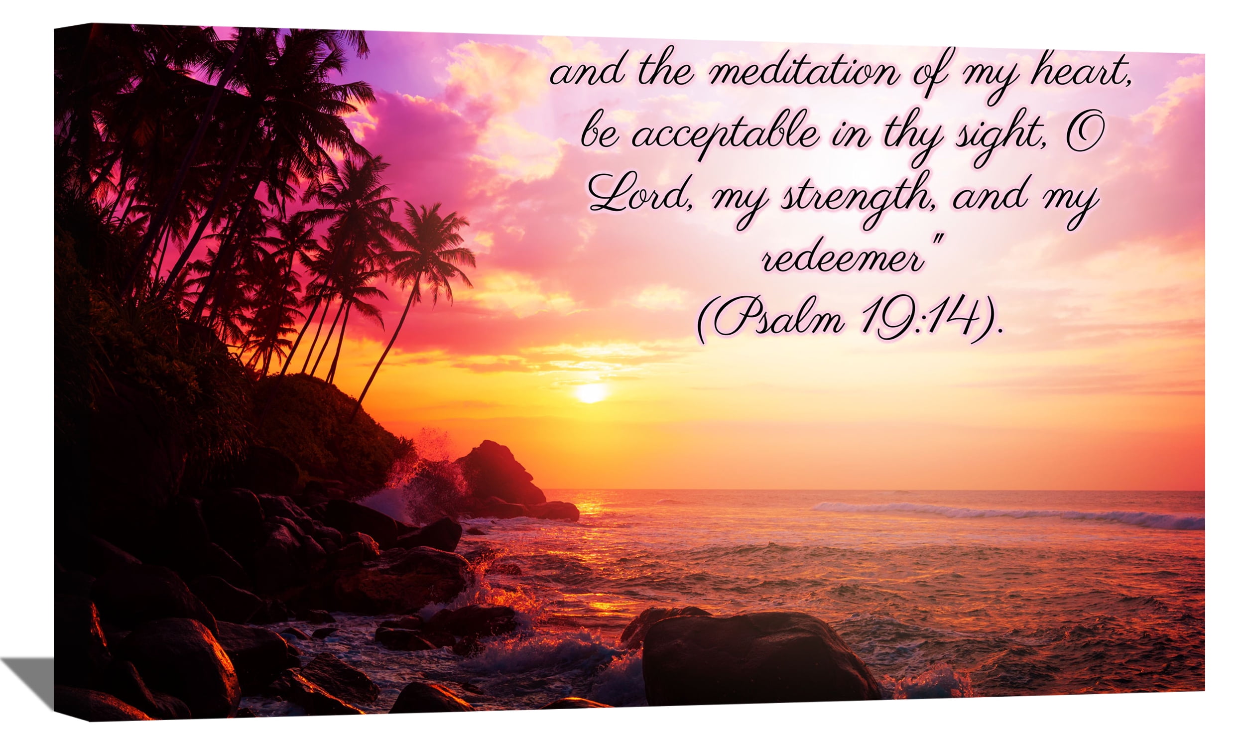 Lord My Strength Inspirational Christian Artwok Bible Verse Quotes ...