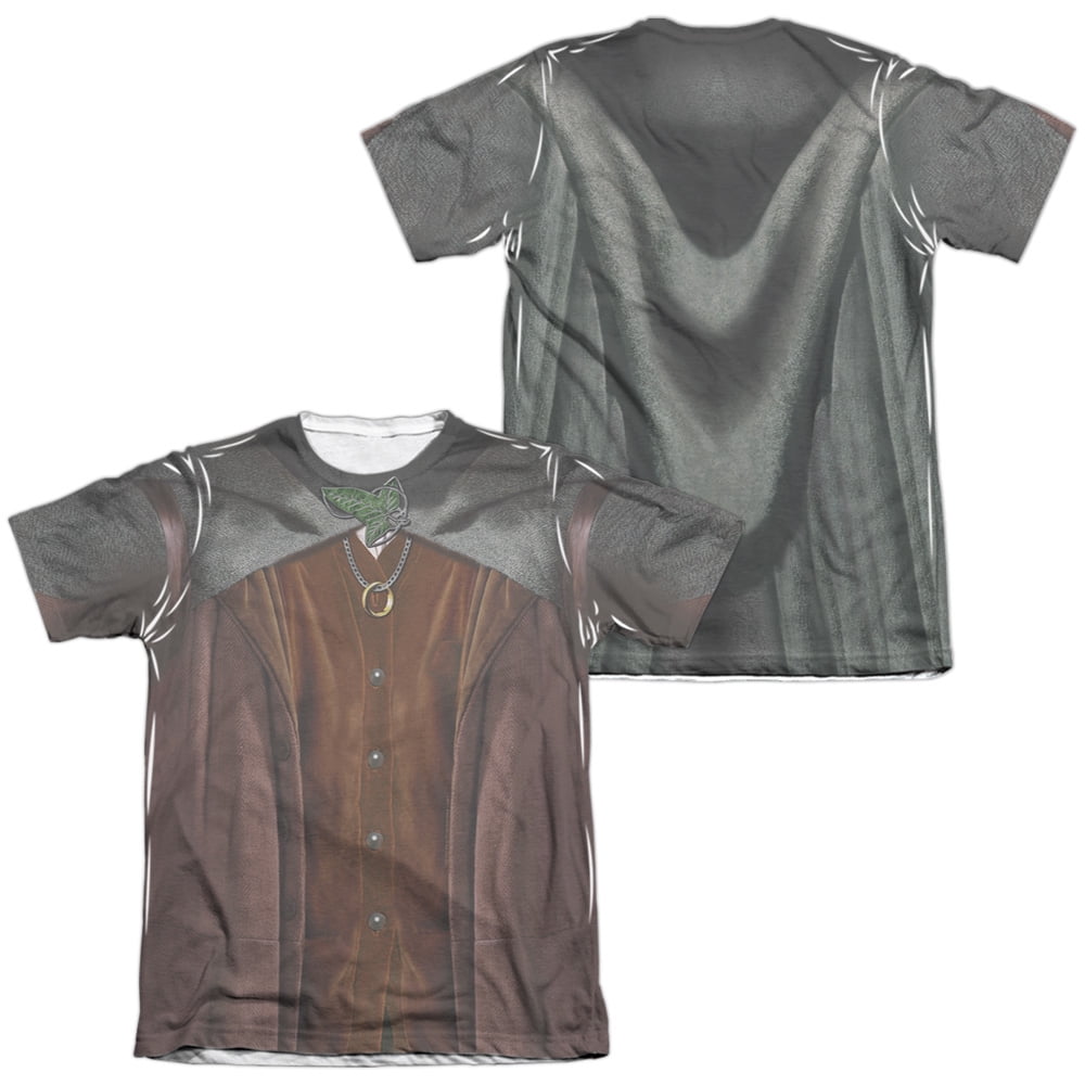 Lord Of The Rings - Frodo Costume (Front/Back Print) - Short Sleeve ...