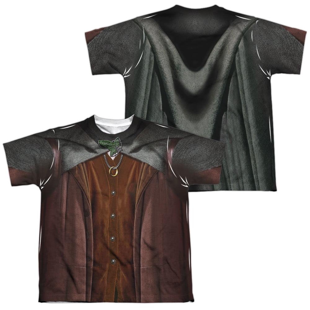 Lord Of The Rings - Frodo Costume (Front/Back Print) - Youth Short ...
