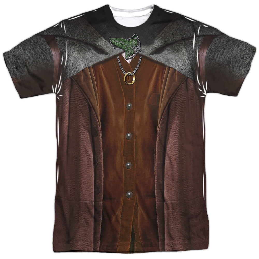 Lord Of The Rings - Frodo Costume - Short Sleeve Shirt - Large ...
