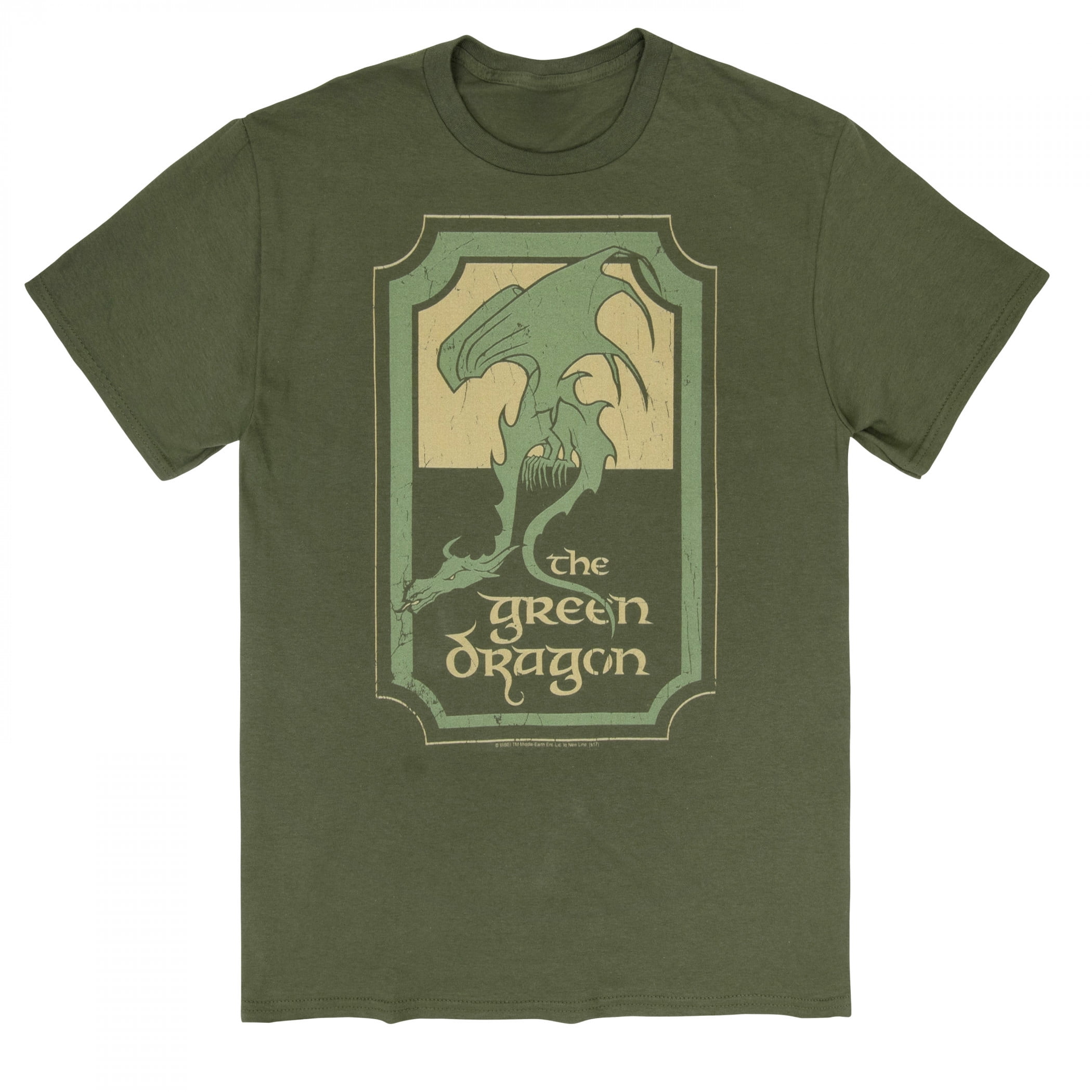 Lord of The Rings T-Shirt Green Dragon Tavern Unisex Graphic Tee For ...