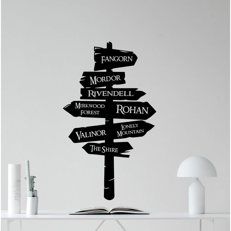 Lord Of The Rings Wall Decals Lord Of The Rings The Fellowship Of