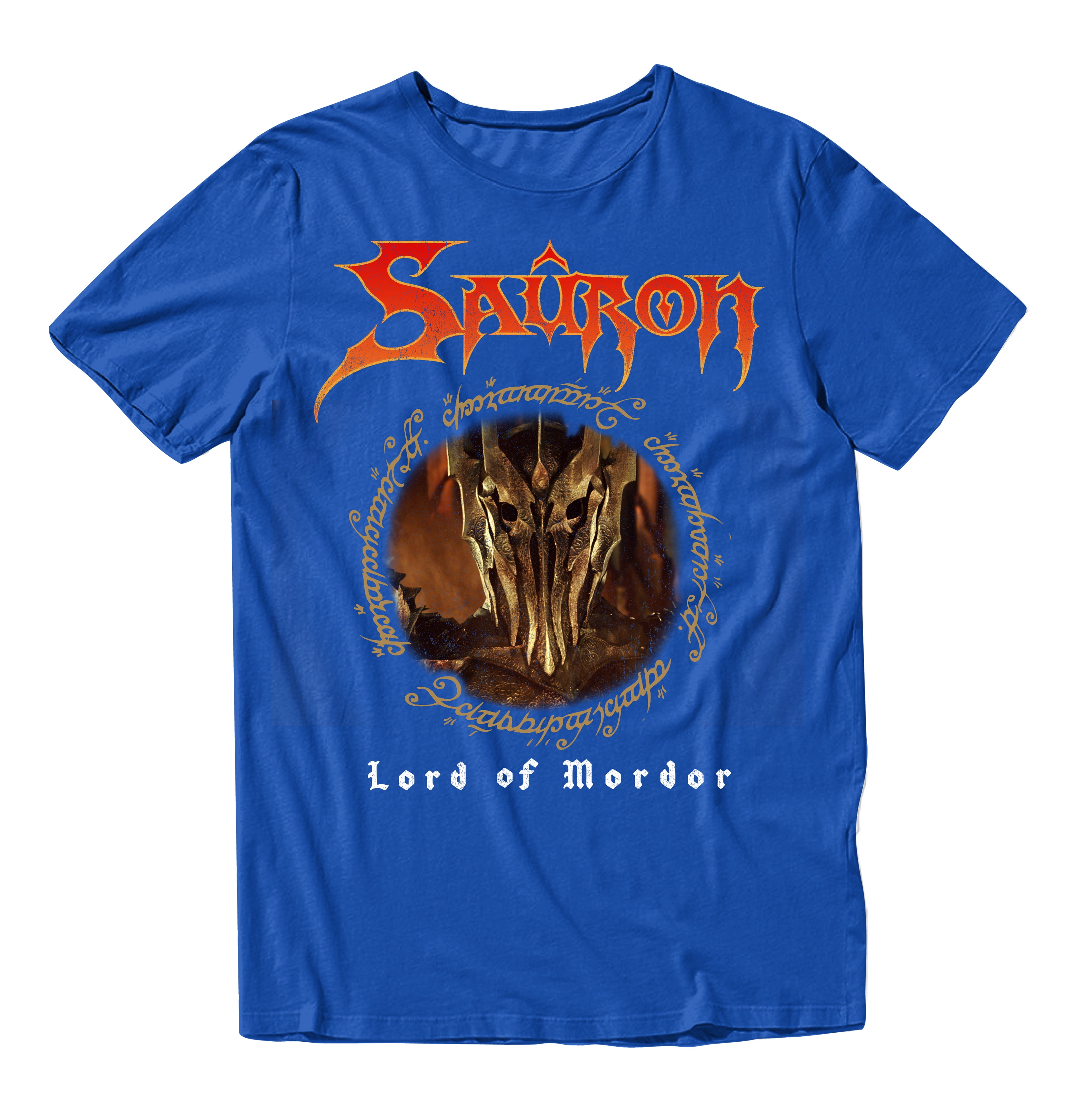 Lord Of The Rings Sauron Mens and Womens Short Sleeve T-Shirt (Royal, S ...