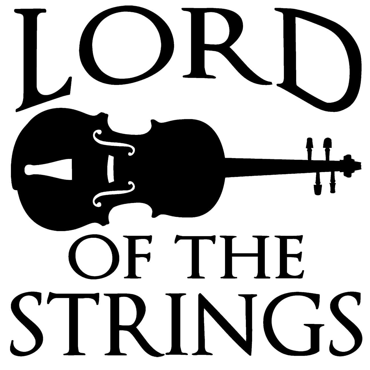 Lord Of The Strings Violin Viola String Instrument Wall Decals for ...