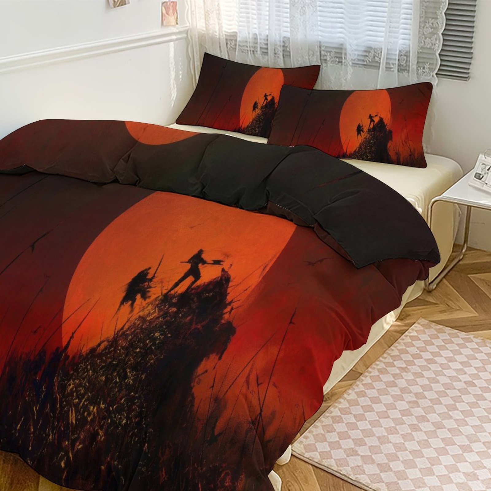 Lord of the Rings Duvet Covers Pillowcases 3 Piece Set 90"x90",De Val ...
