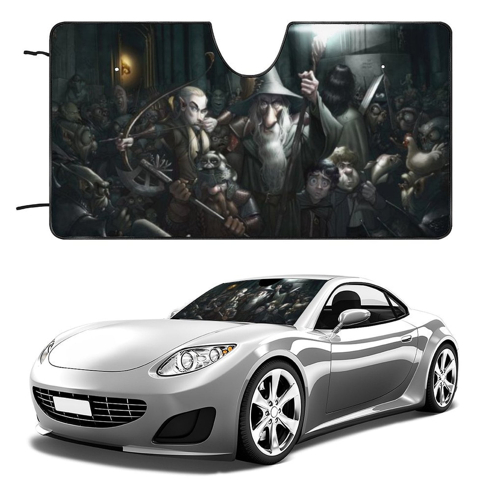 The Lord of the Rings Elves Sunshade Car Windshield 51"x28" Universal ...