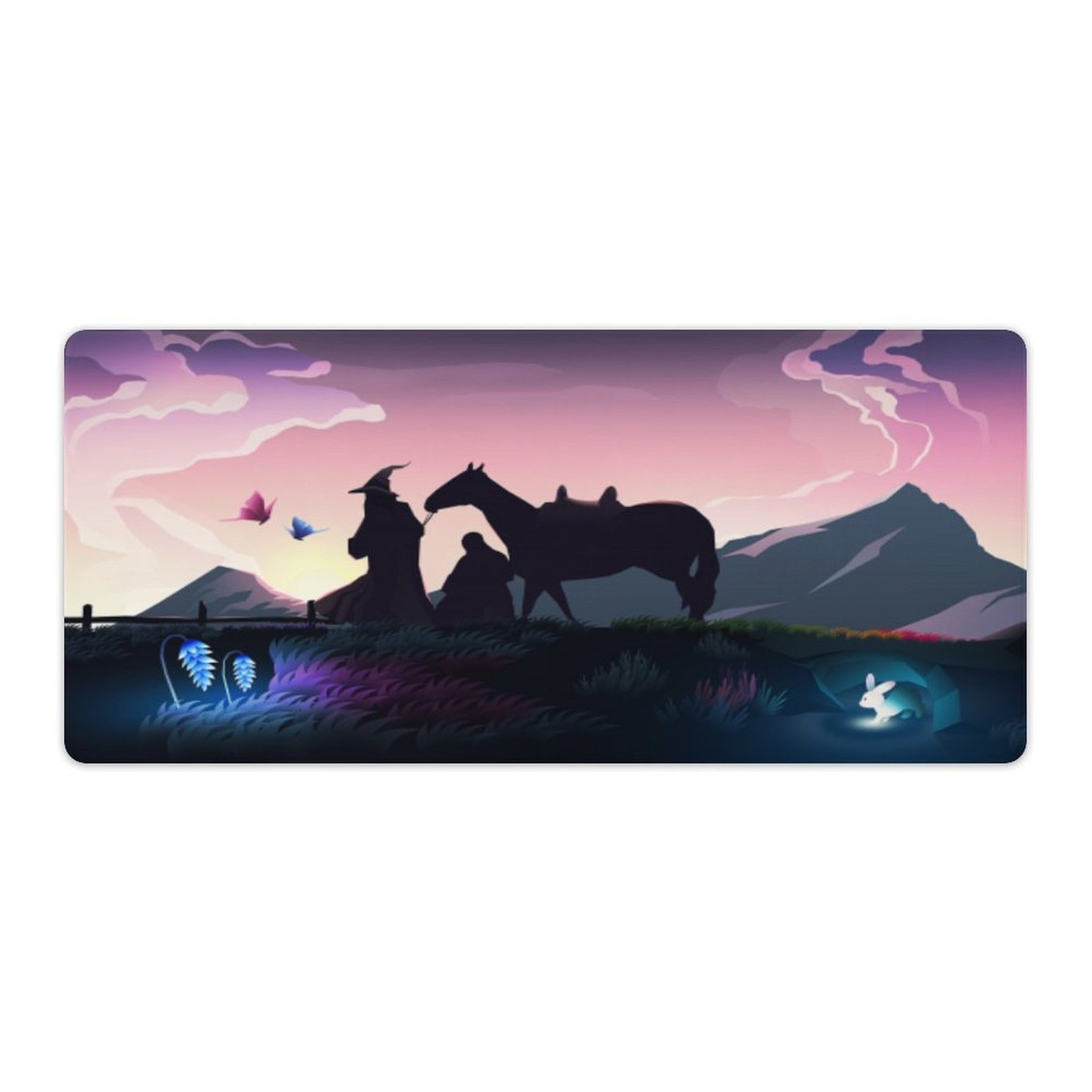 The Lord of the Rings Zodiac Signs Mouse Pad 80cm Middle Earth Colorful ...