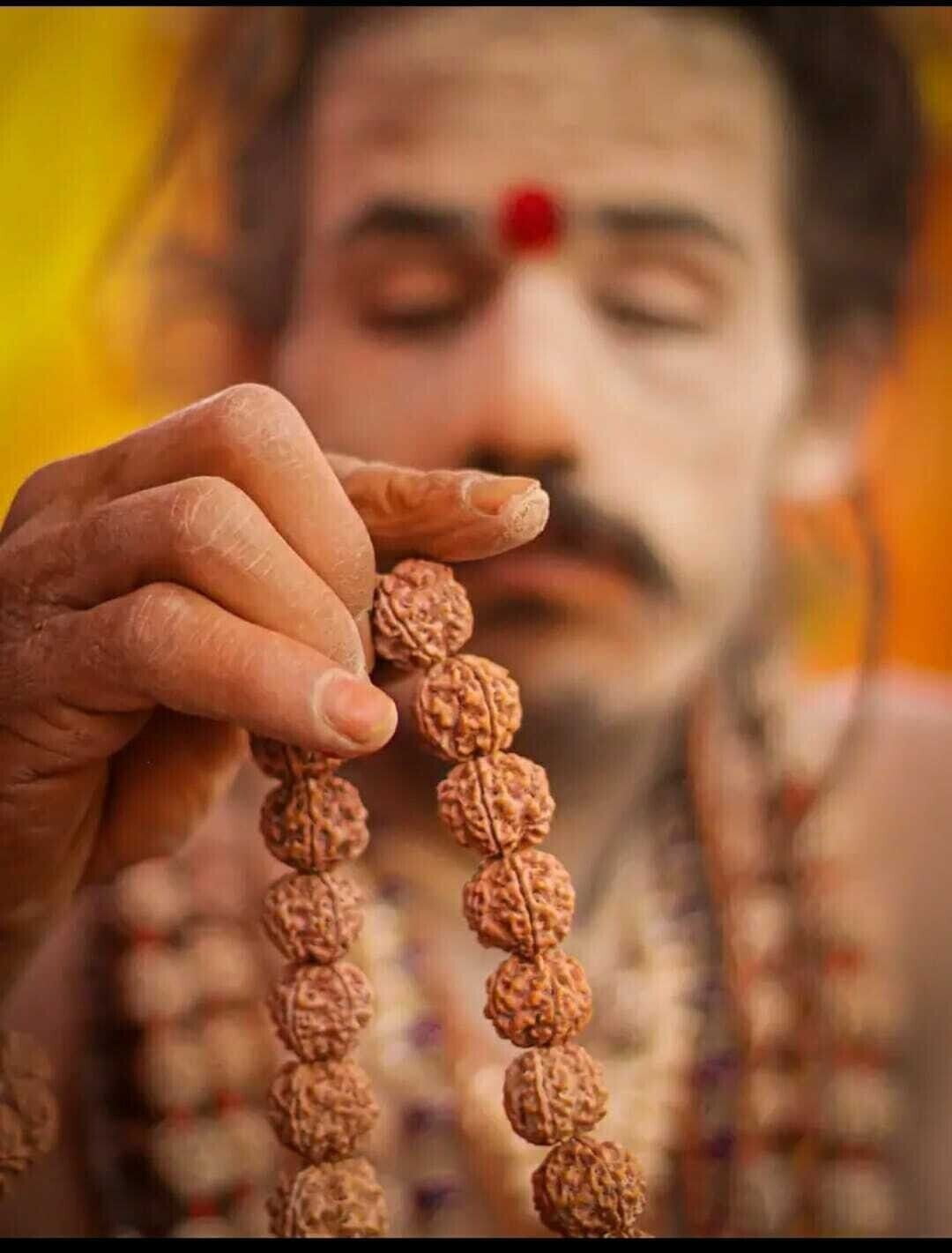 Lord SHIVA Most POWERFUL Kantha Mala Very Rare 1008 Beads,5 Mukhi ...