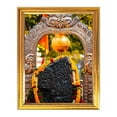 Lord Shani Dev Indian God Photo With Golden Frames for Pooja And Wall ...