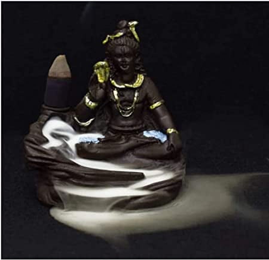 Lord Shiva Back-Flow Cone Incense Holder - Walmart.com