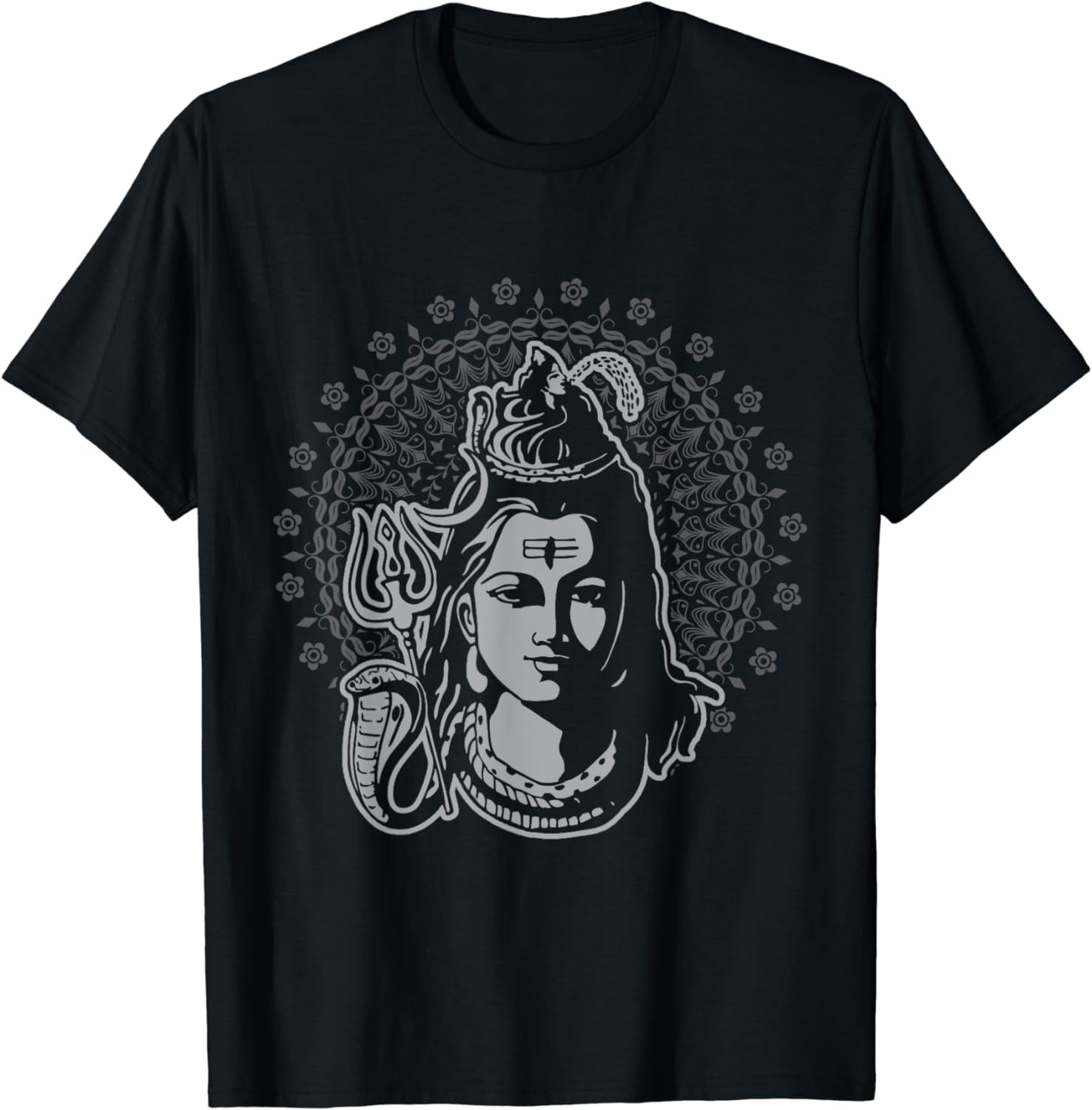 Lord Shiva Hindu God Yoga Mahadeva Trident Hinduism T-Shirt - Walmart.com