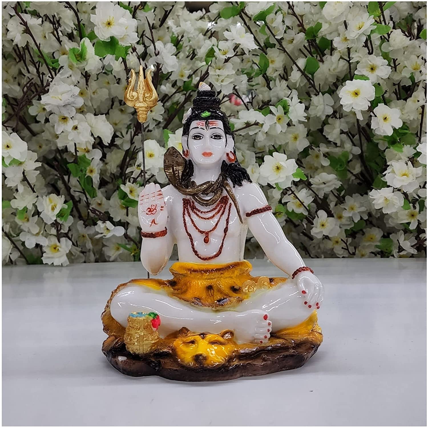 Lord Shiva Statue in Resin Mahadev Statue Shiva Idol Meditating Shiva ...