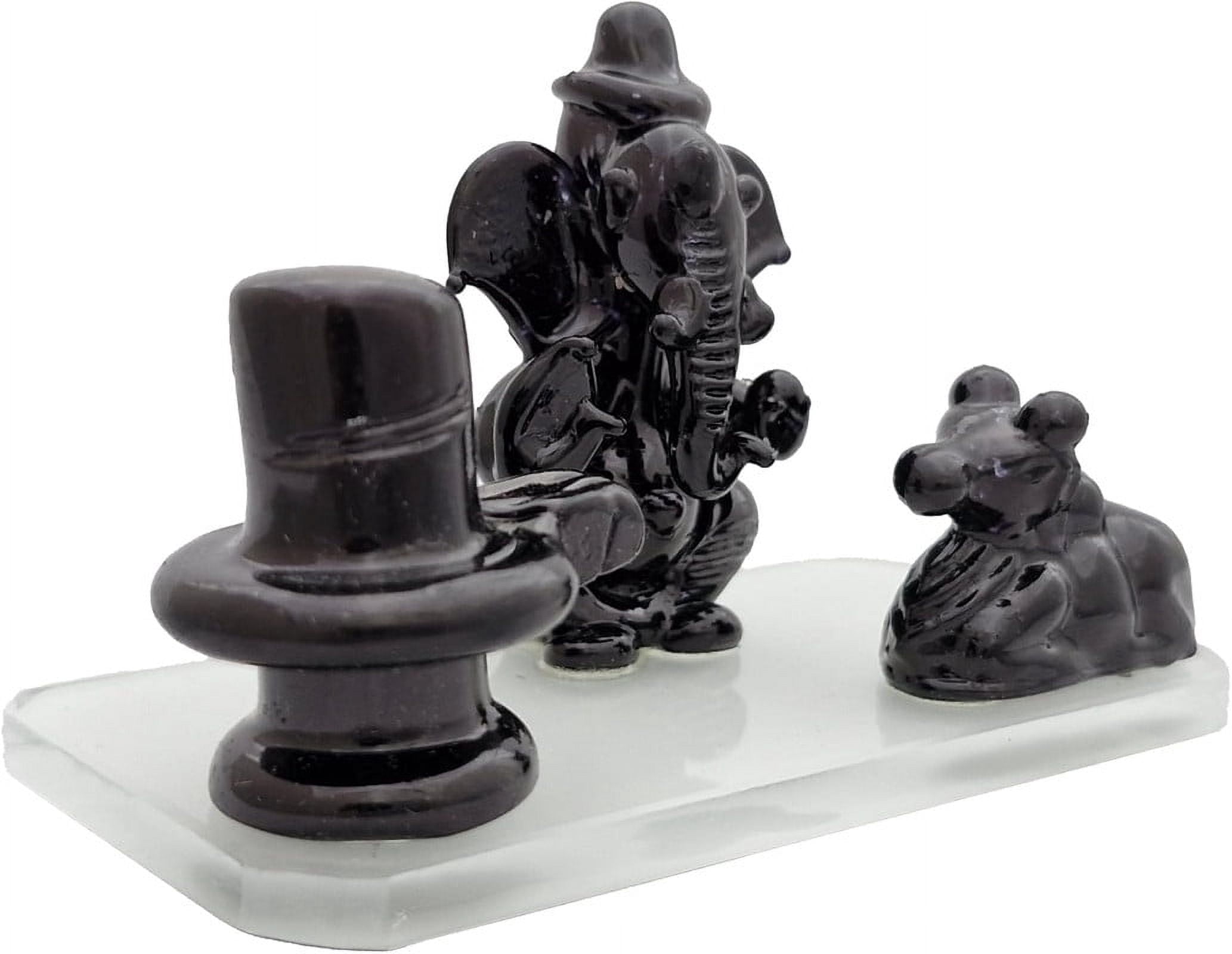 Universal Icons Lord Shri Ganesh with Shivling & Nandi Statue of Wealth ...