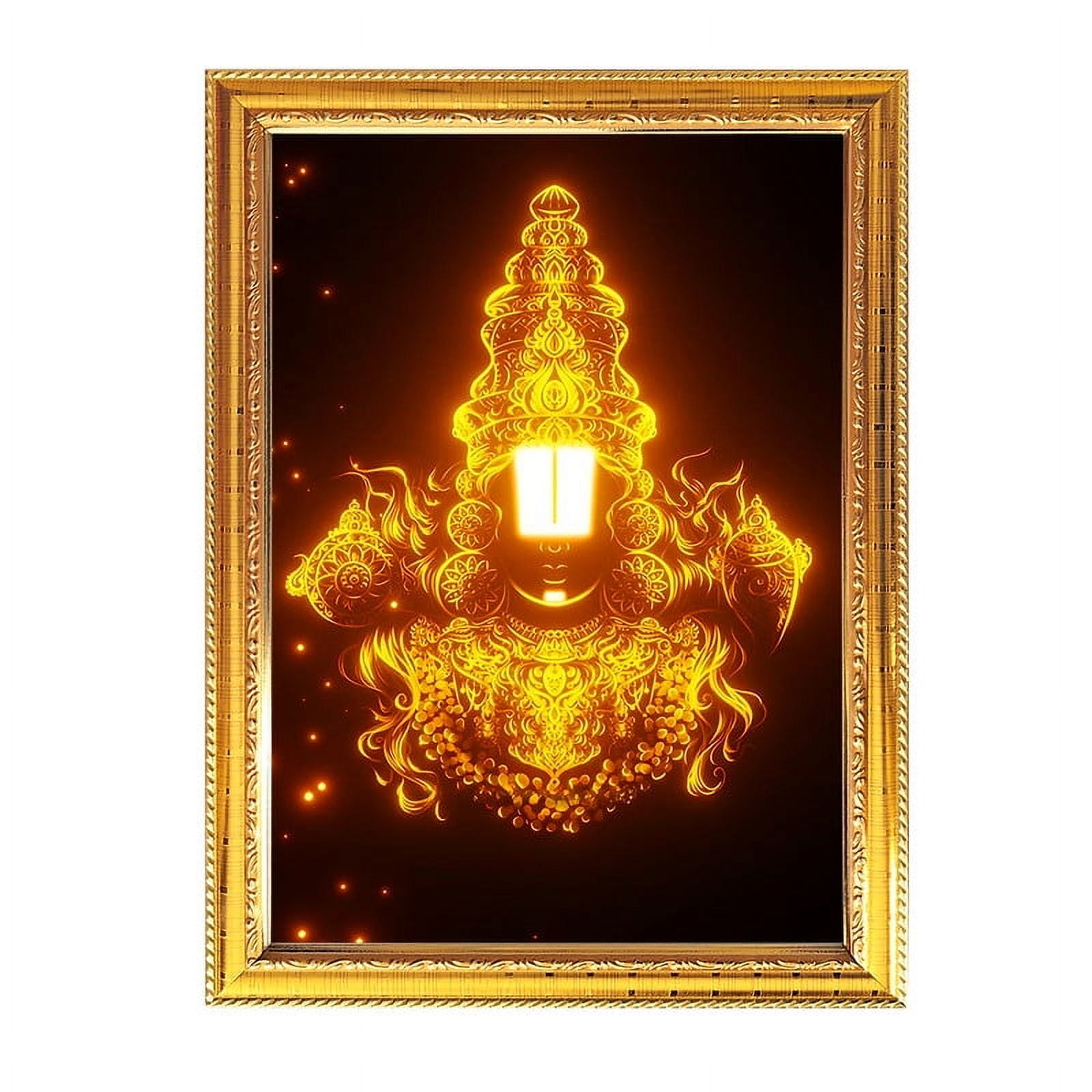 Lord Venkatesa Religious Photo Puja Room Temple Wall Hanging Gift Home ...