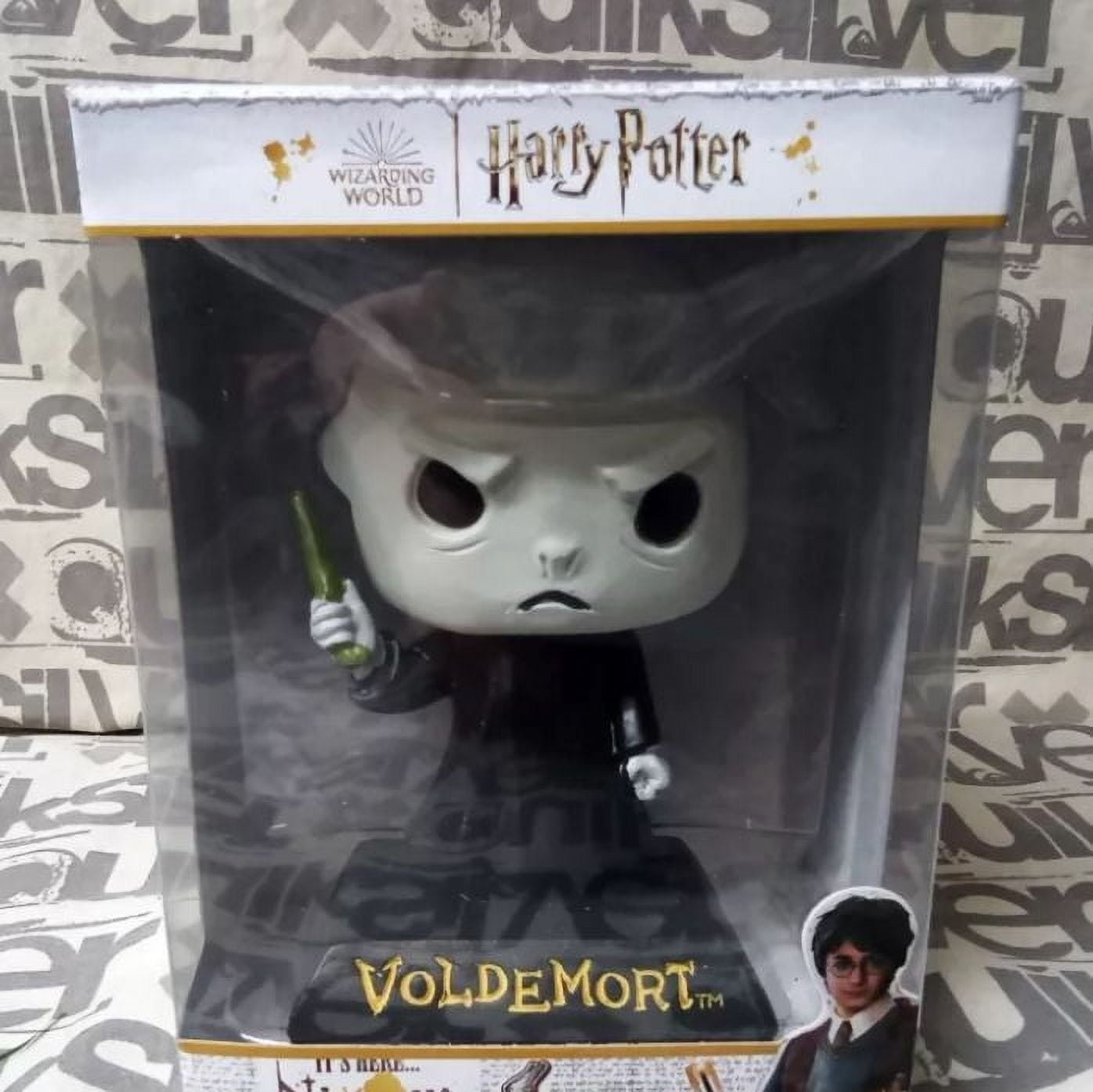 Lord Voldemort Harry Potter Wizard World Bobble Head with Wand Solar ...