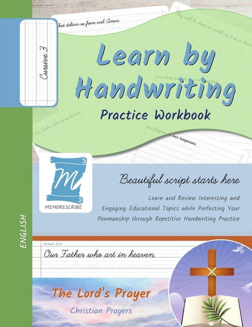 The Lord's Prayer - Christian Prayers Handwriting Practice Workbook ...