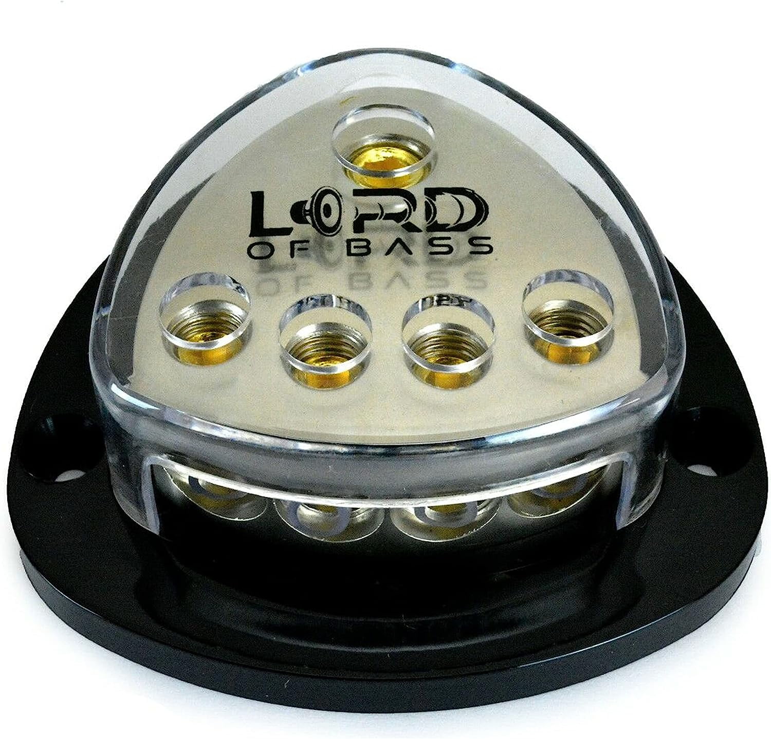 Lord of Bass Power Distribution Block 1 Input 0/2/4 Gauge & 4 Output 4 ...