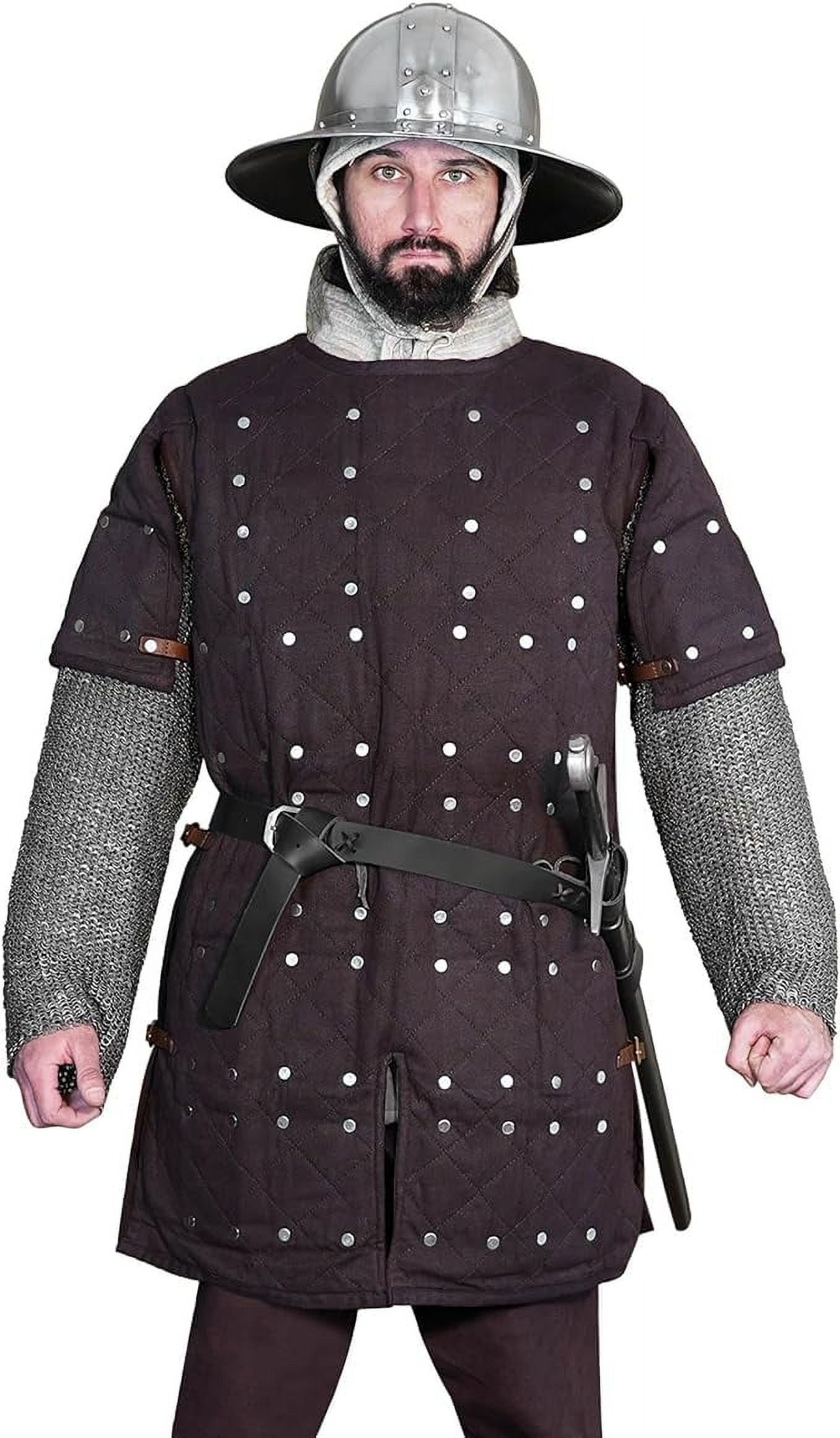 Lord of Battles Medieval Brigandine with Riveted Steel Plates Body ...