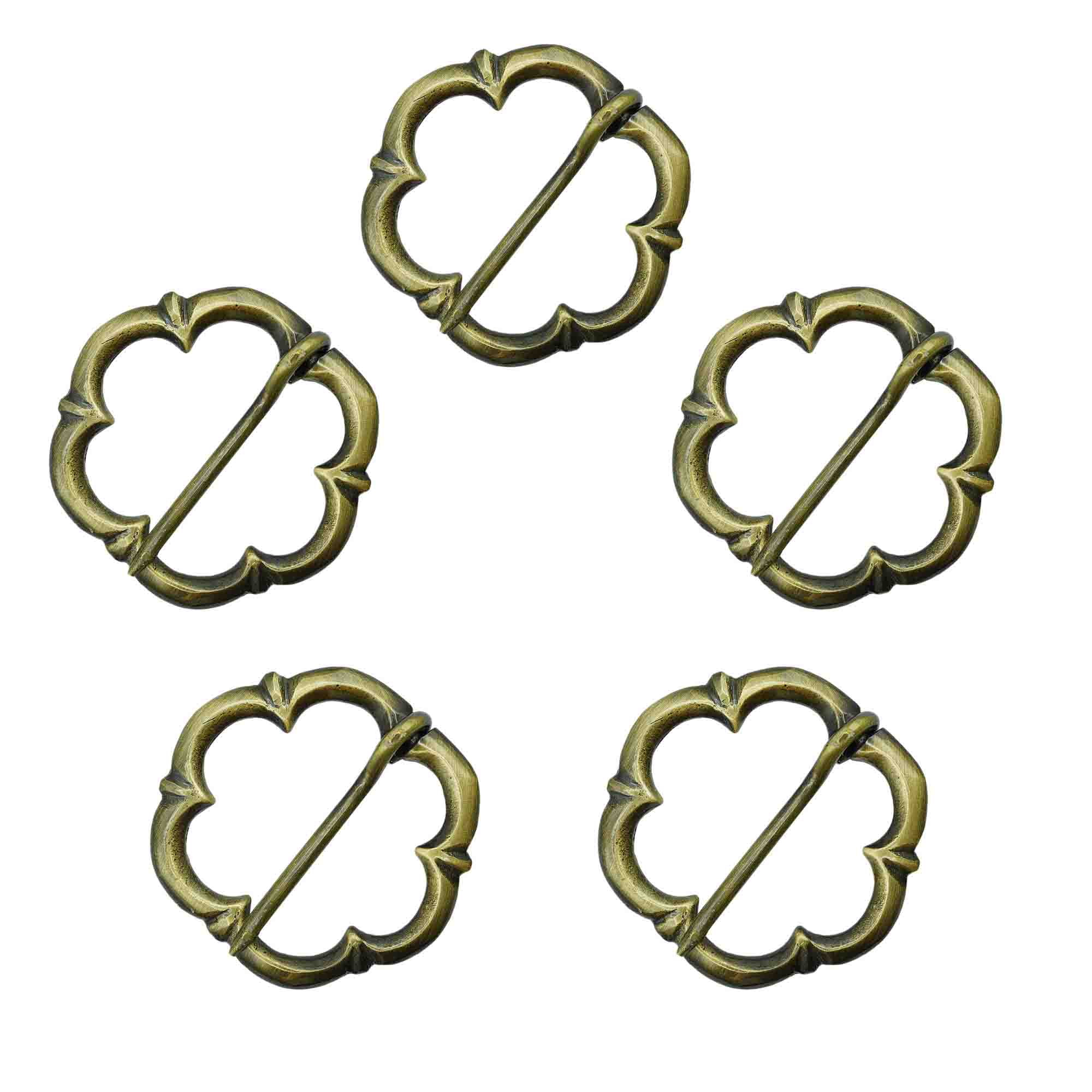 Lord of Battles Medieval Furspan Belt Buckle Set of 5 Pieces Pure Solid ...