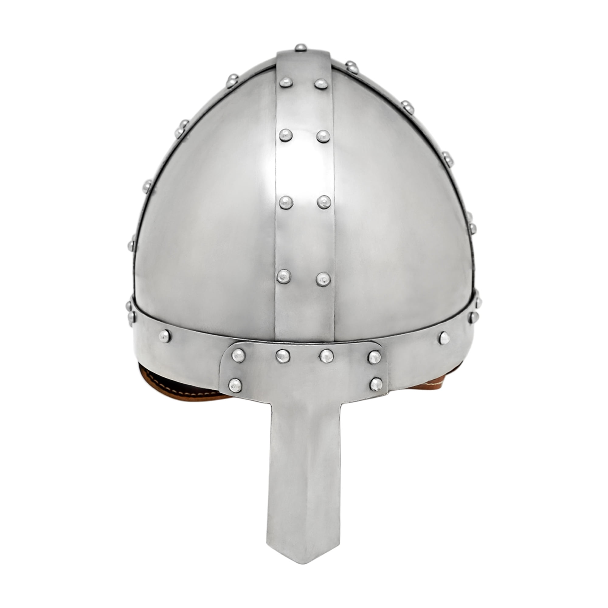Lord of Battles Medieval Knight Helmet with Wide Nasal 16-gauge Viking ...