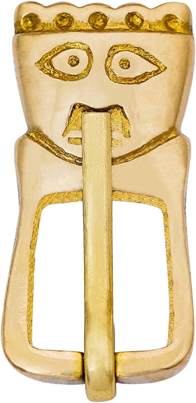 Lord of Battles Historic Solid Brass Saxon Buckle Functional Belt ...