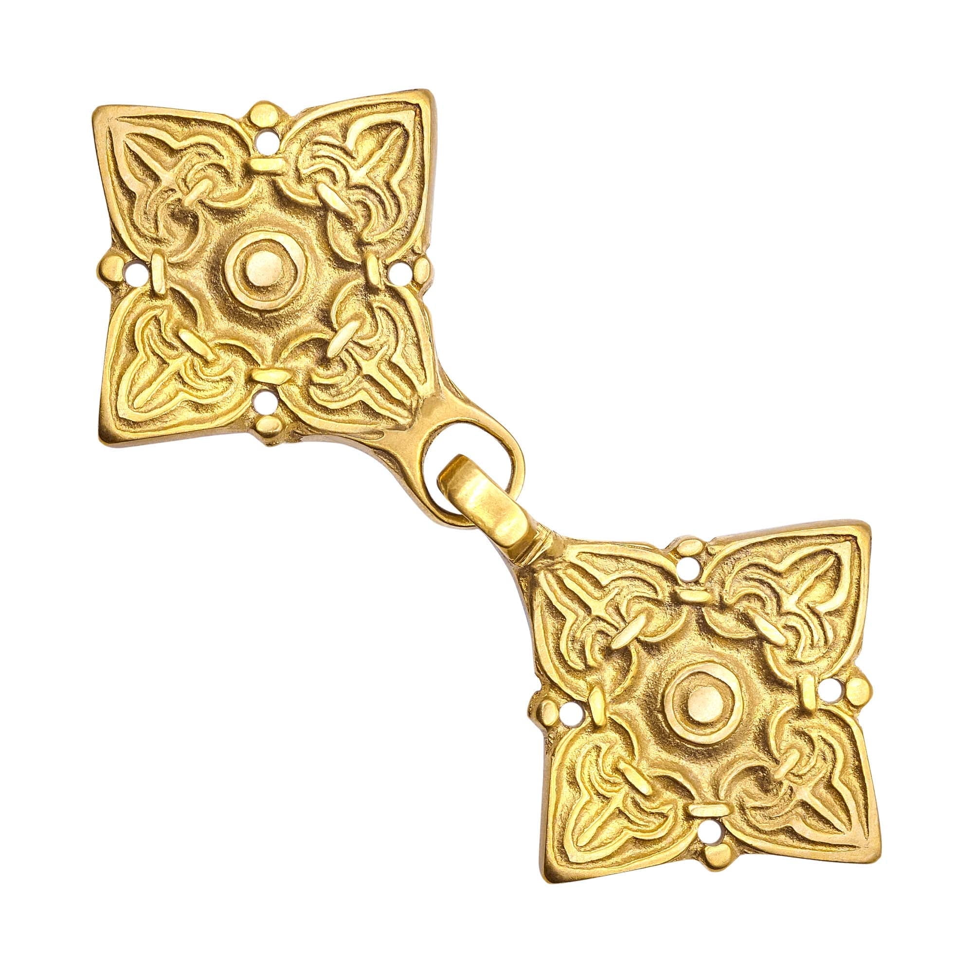 Lord of Battles Viking Solid Brass Functional Cloak Clasp for Viking ...