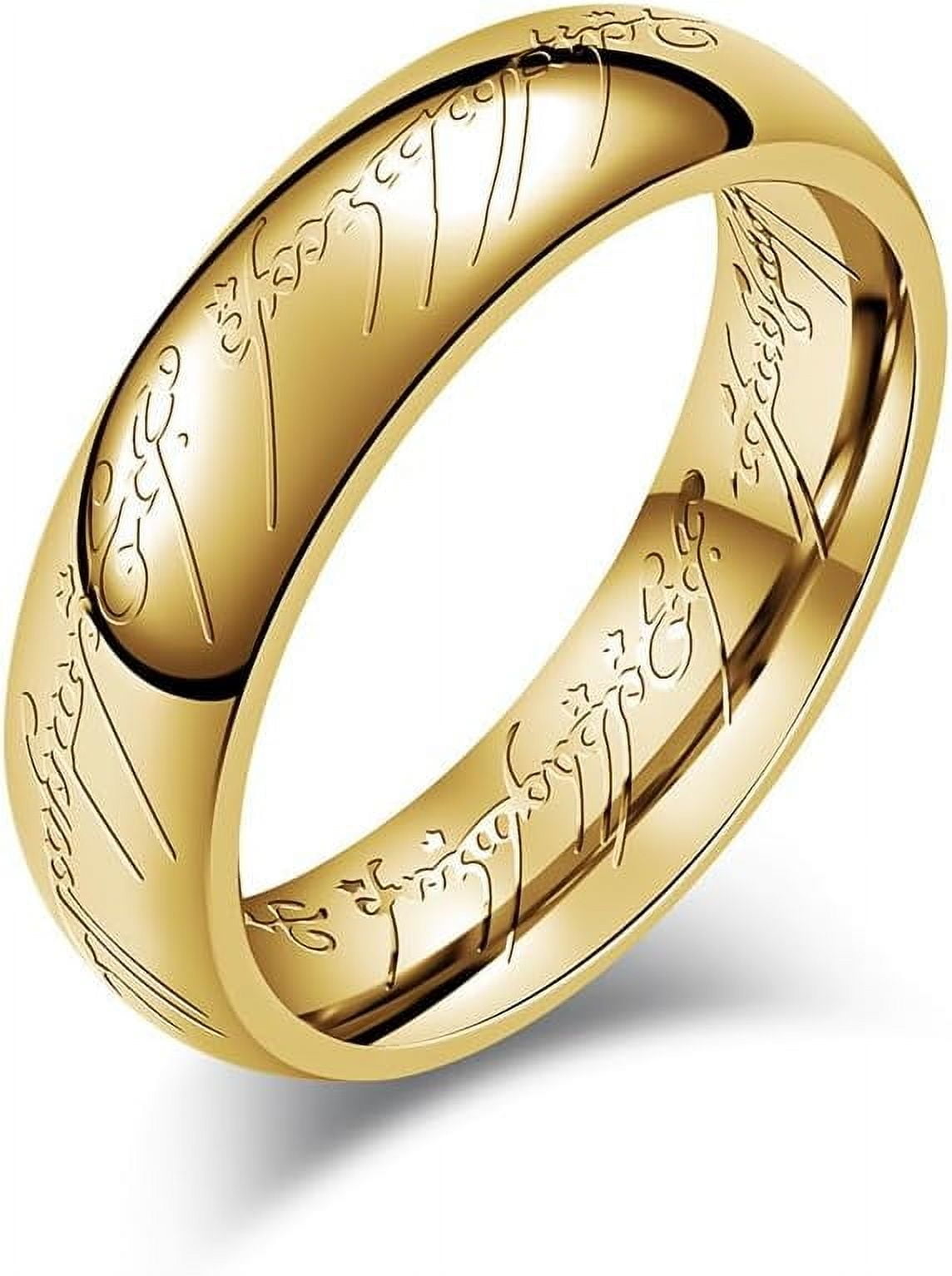 Lord of The Rings Ring Lotr Ring Magic Power Rings Ring of Power Hobbit ...