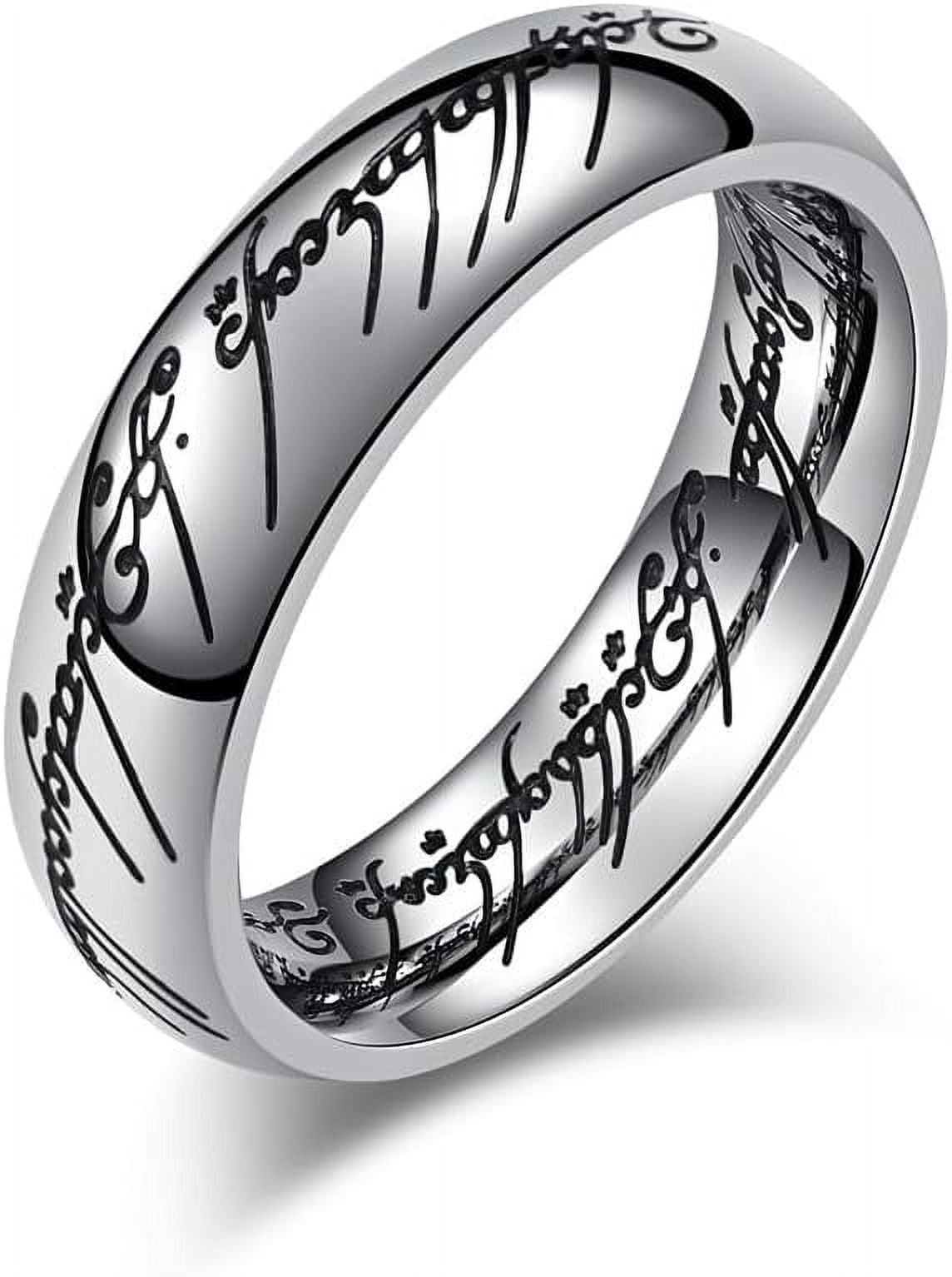 Lord of The Rings Ring Lotr Ring Magic Power Rings Ring of Power Hobbit ...