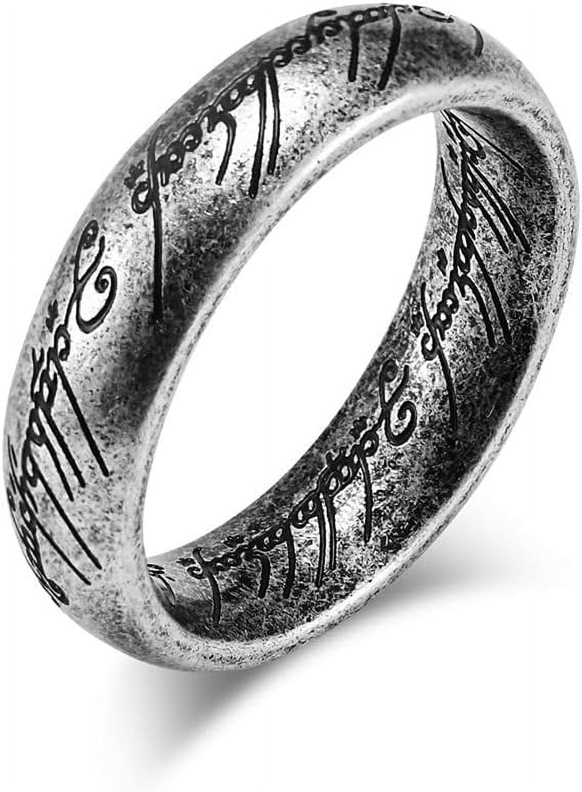 Lord of The Rings Ring Lotr Ring Magic Power Rings Ring of Power Hobbit ...