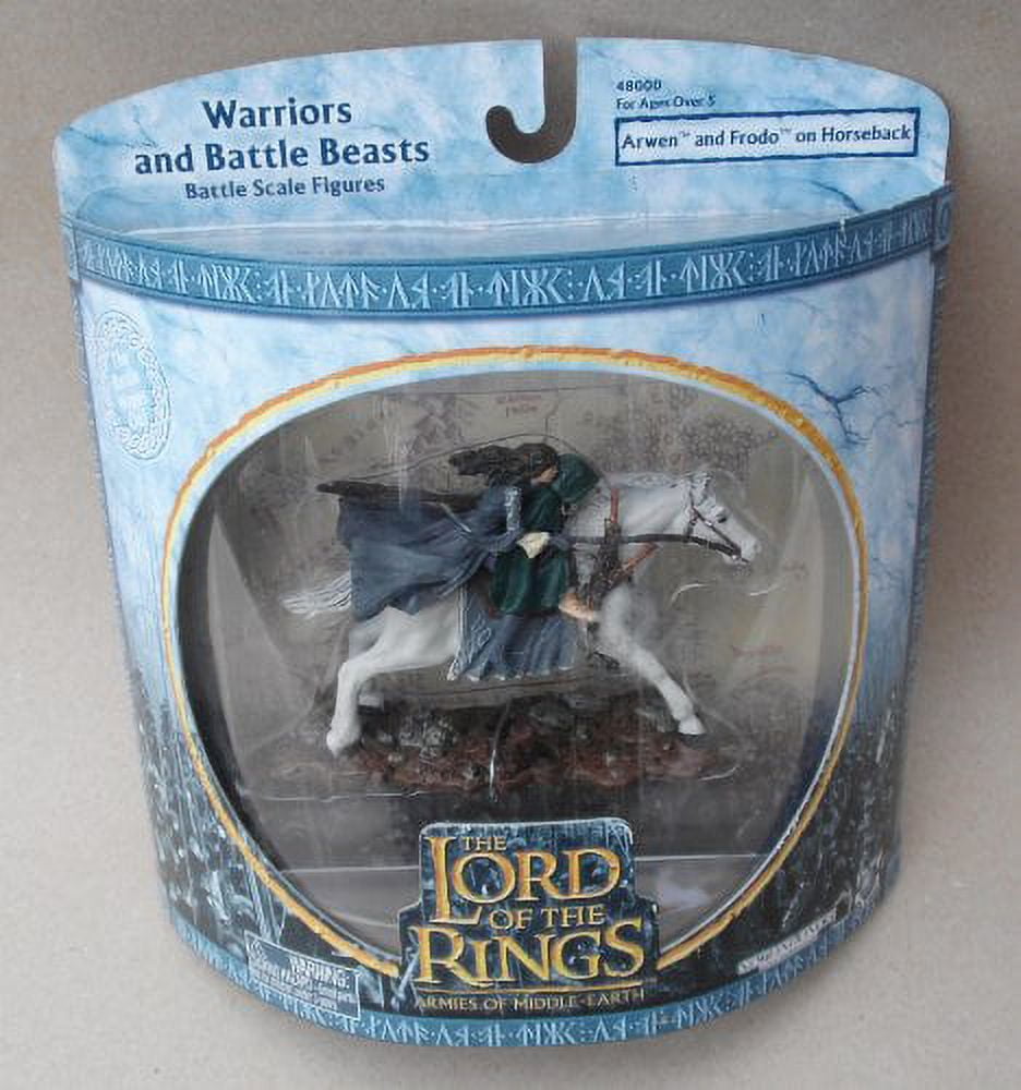 Lord of the Rings Armies of Middle Earth Arwen and Frodo on Horseback ...