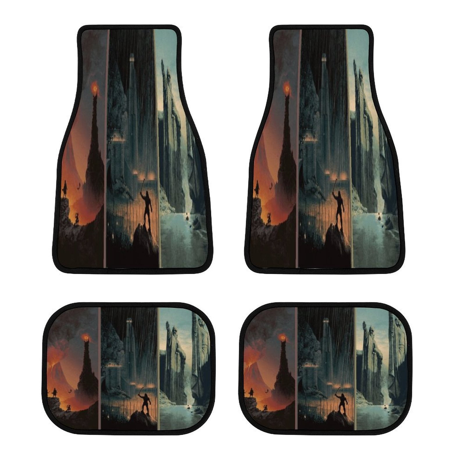 Lord of the Rings Car Mats All Weather Front/2nd Seat,The Hobbit Car ...