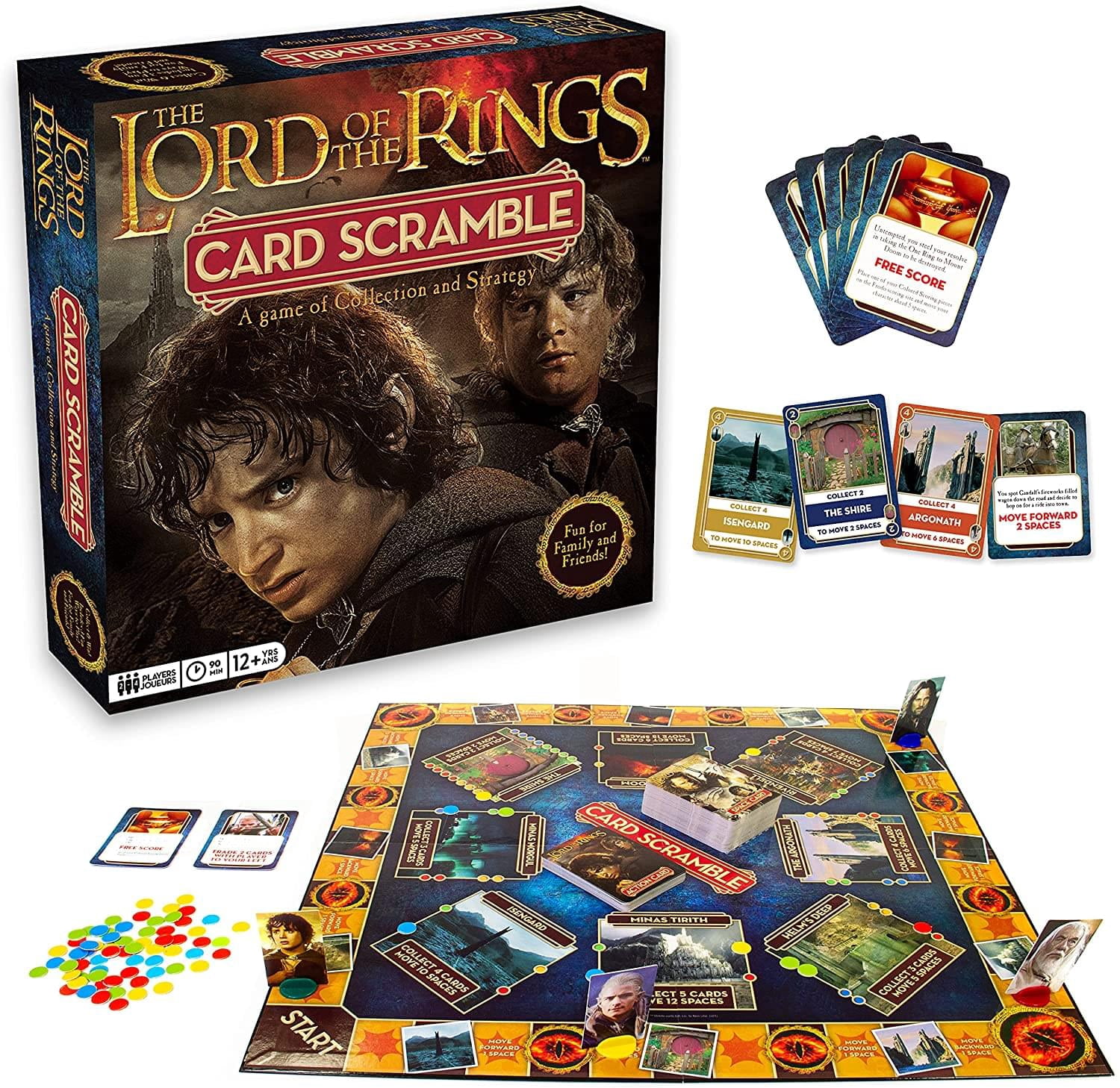 Lord of the Rings Card Scramble Board Game - Walmart.com