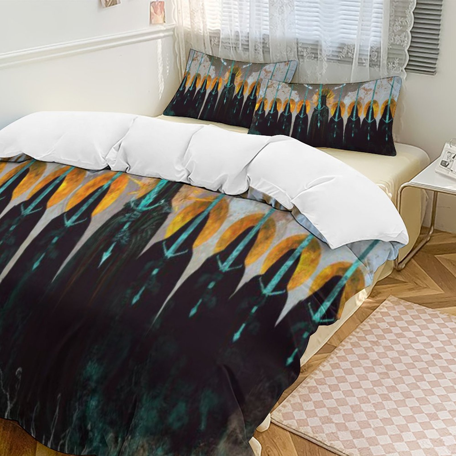 Lord of the Rings Duvet Covers Pillowcases 3 Piece Set 86"x70",Bedding ...