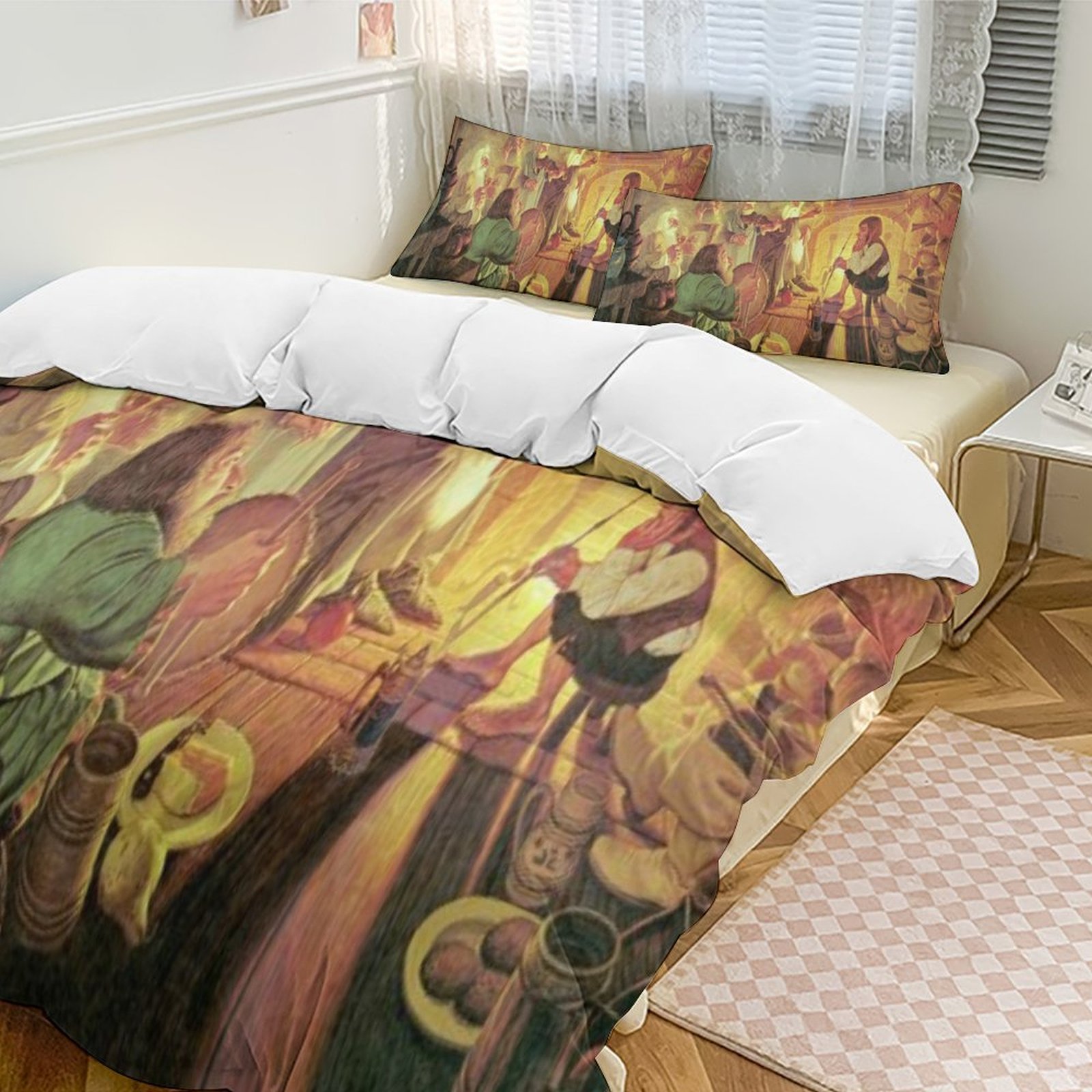 Lord of the Rings Duvet Covers Pillowcases 3 Piece Set 86"x70",Bedding ...