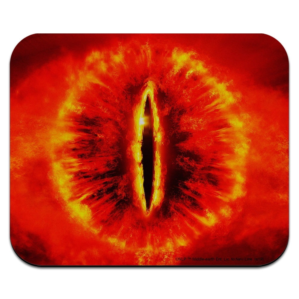 Lord of the Rings Eye of Sauron Low Profile Thin Mouse Pad Mousepad ...