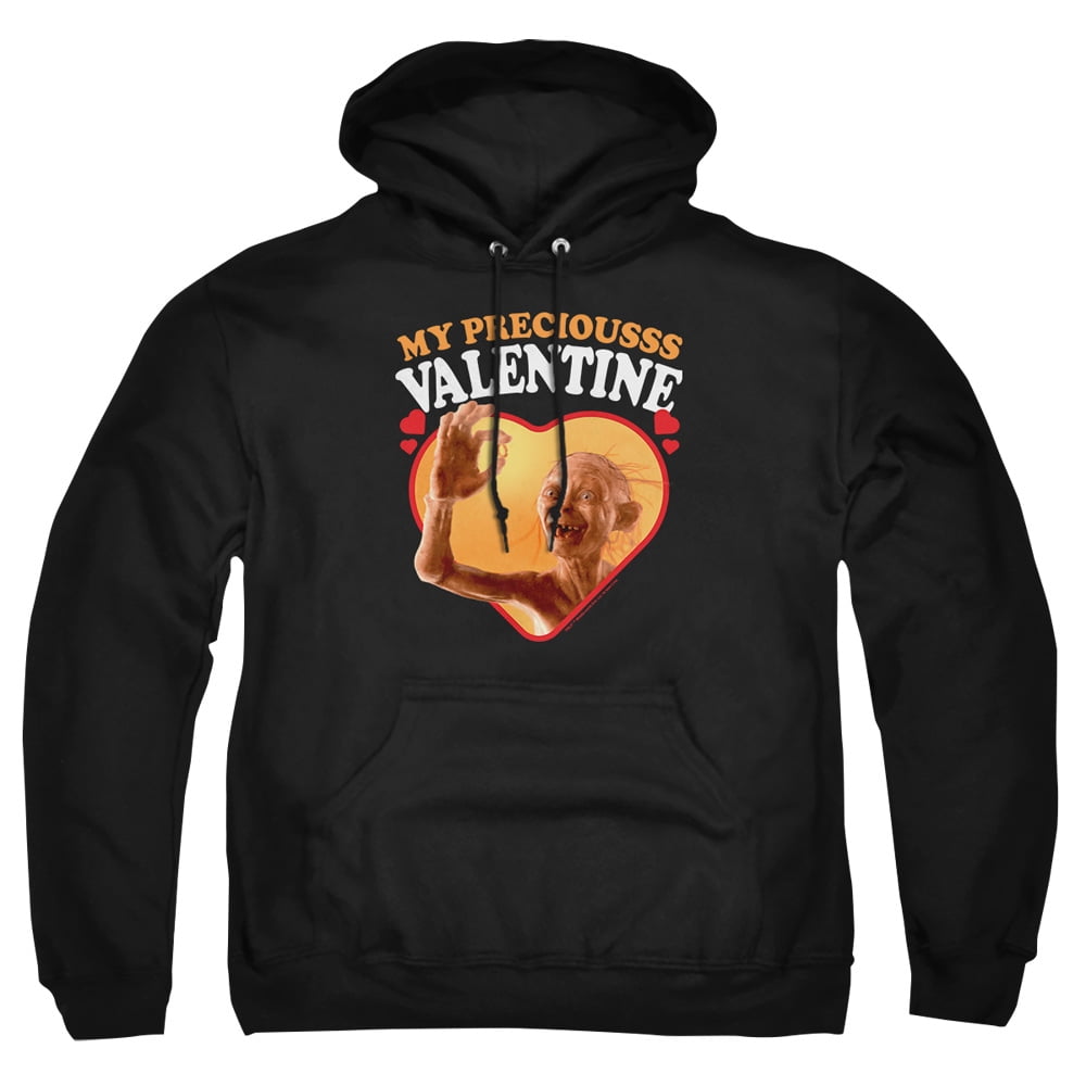 Lord of the Rings Gollum My Precious Valentine Adult Pull-Over Hoodie ...