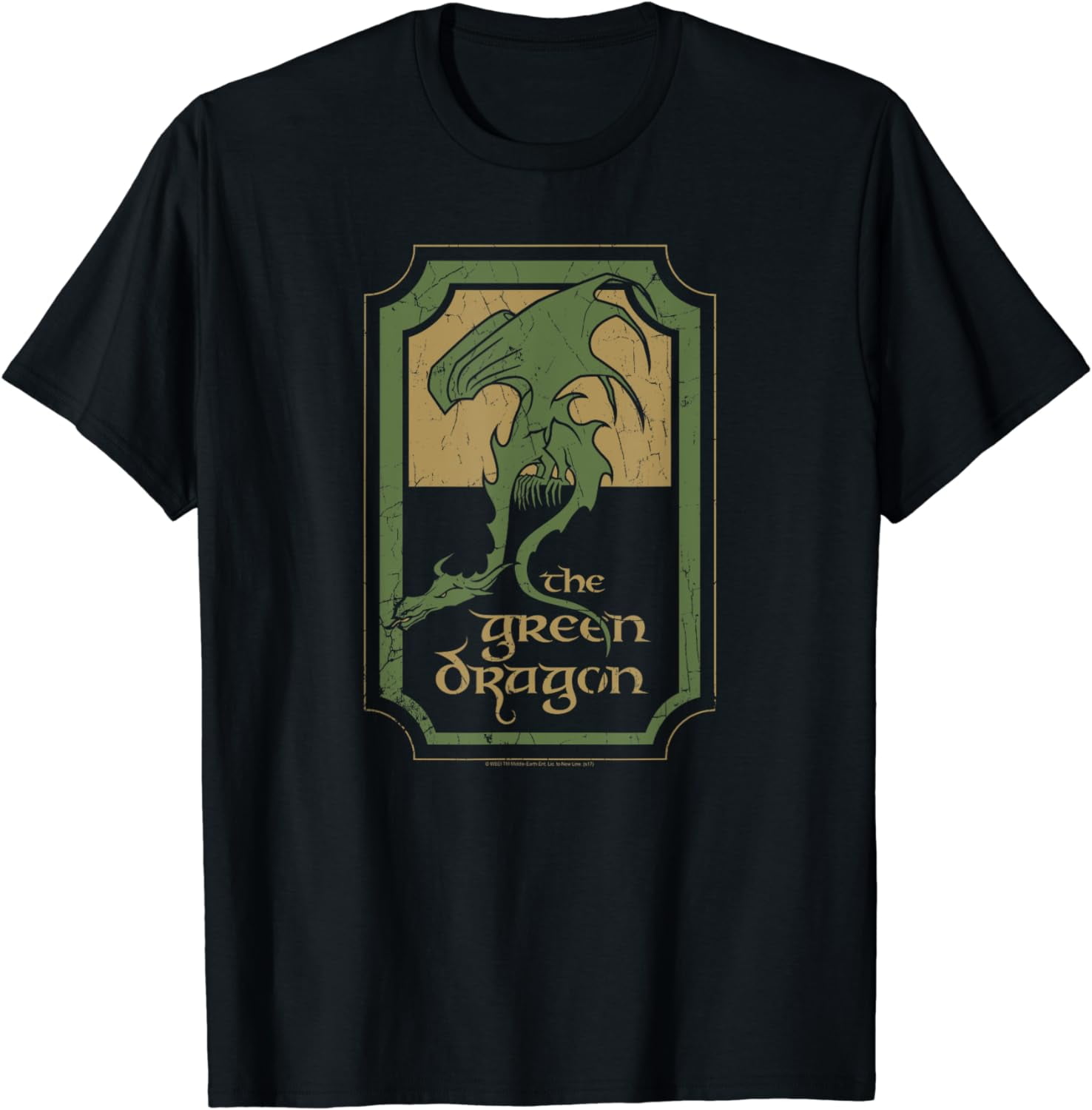 Lord of the Rings Green Dragon Tavern T-Shirt, Green, Small - Walmart.com