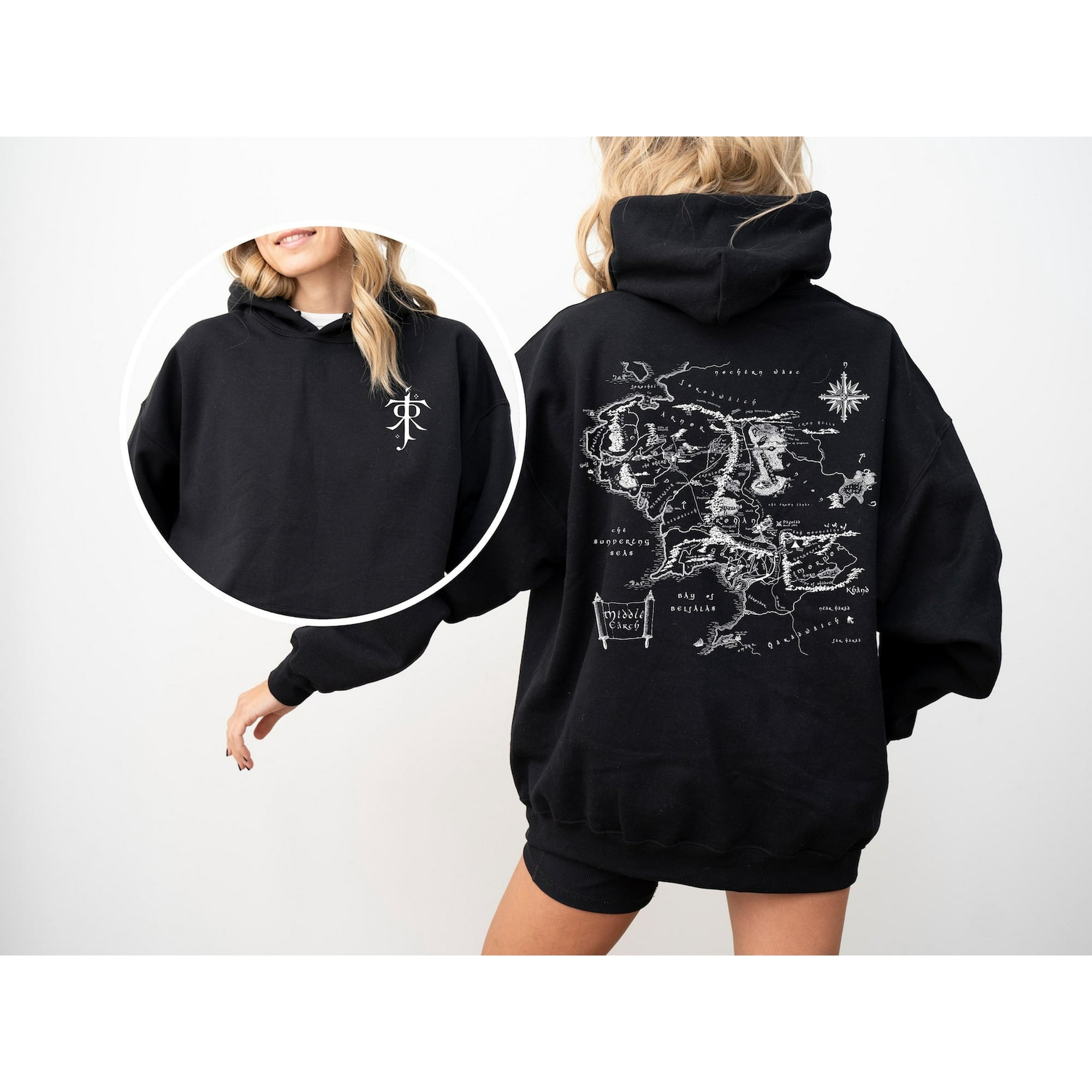 Lord of the Rings Unisex Graphic Tee Shirt, J.R.R. Tolkien, Middle ...