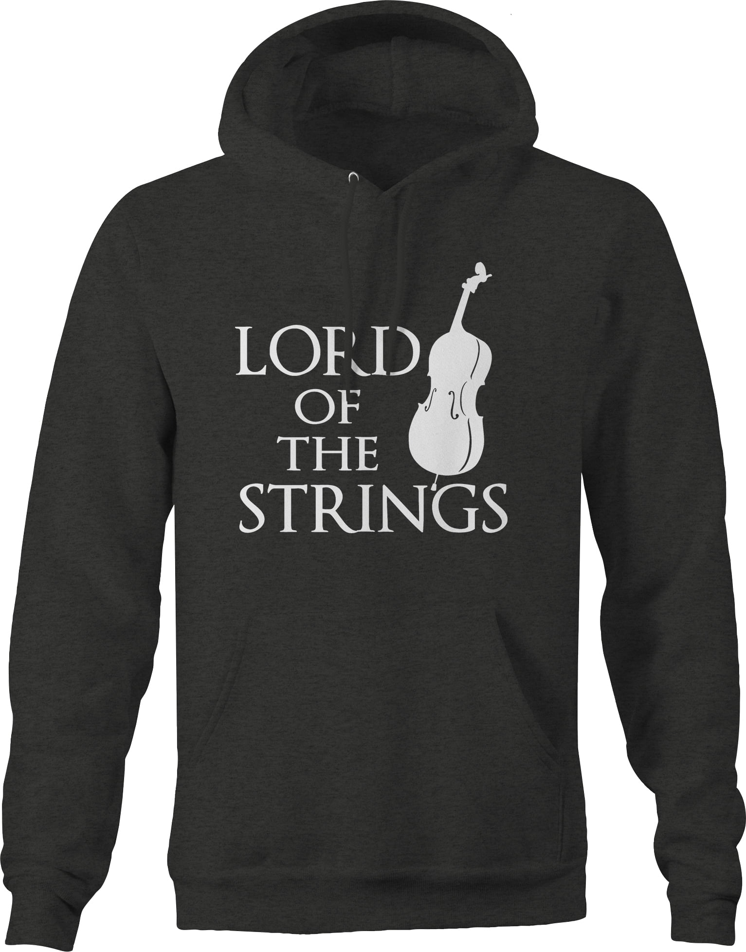 Lord of the strings cello string music funny Sweatshirt for Men Small Dark Gray - Walmart.com