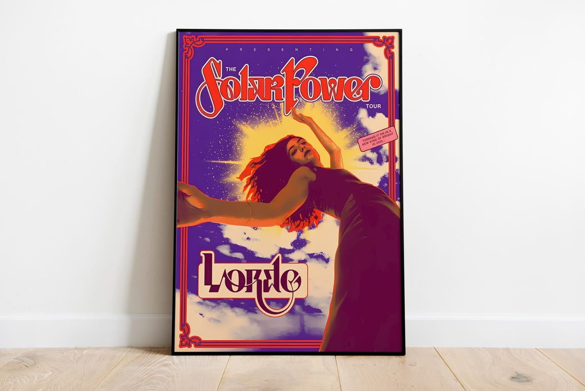 Lorde Album Cover : Music Wall Art Print #223, Unframed Canvas Size ...