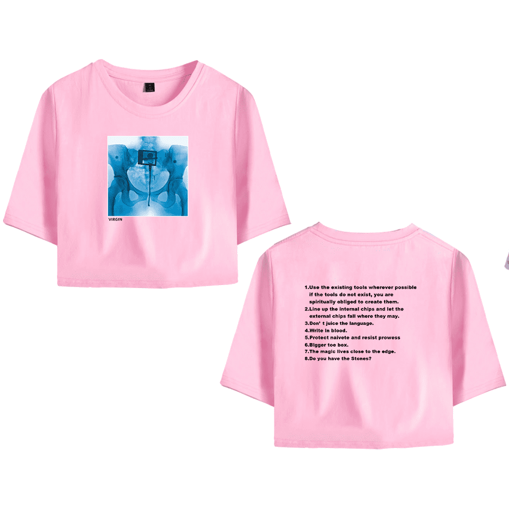 Lorde Merch Virgin Album Crop Top Graphic T-shirt Women Girl Short ...
