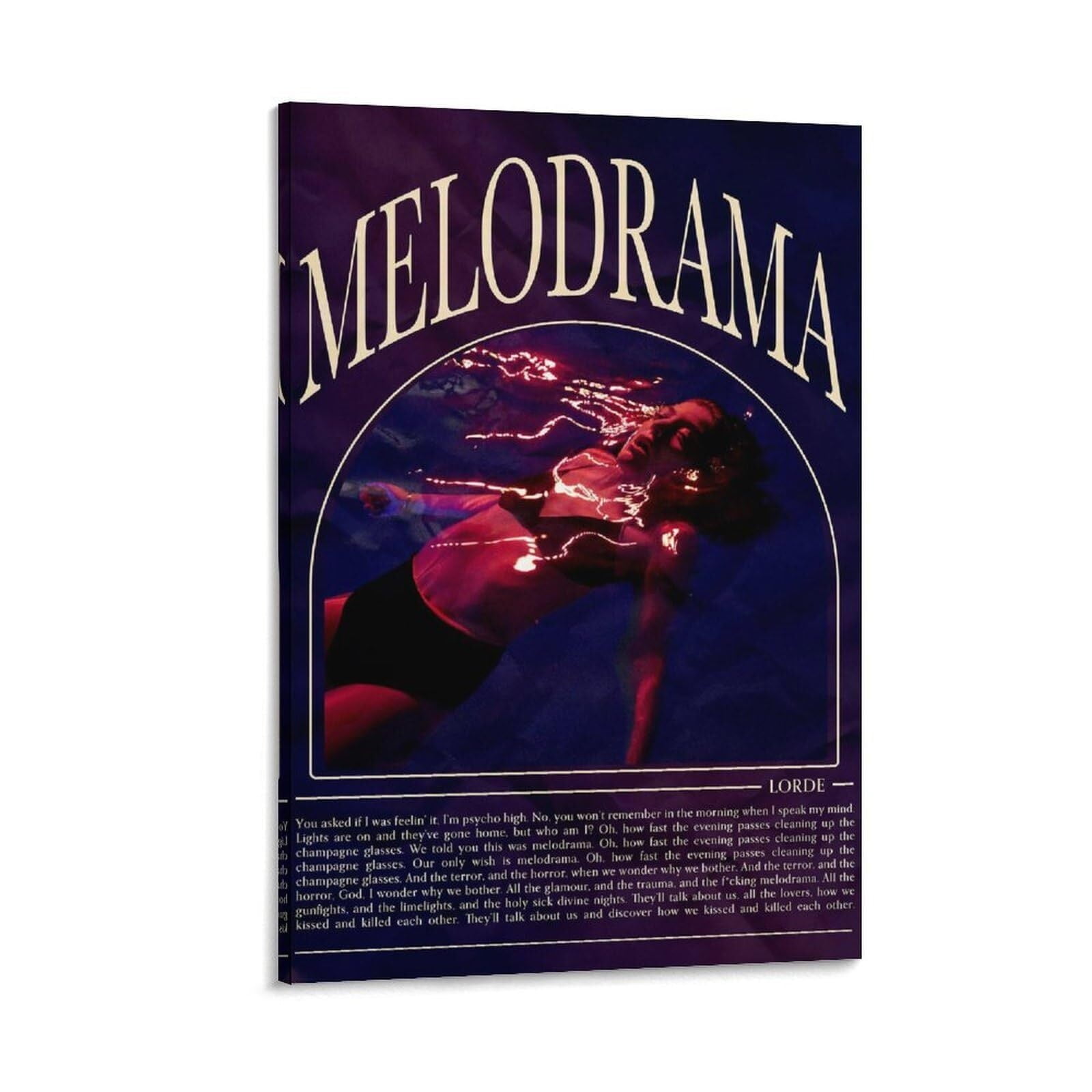 Lorde - Sober Poster 1 Canvas Poster Bedroom Decoration Landscape ...