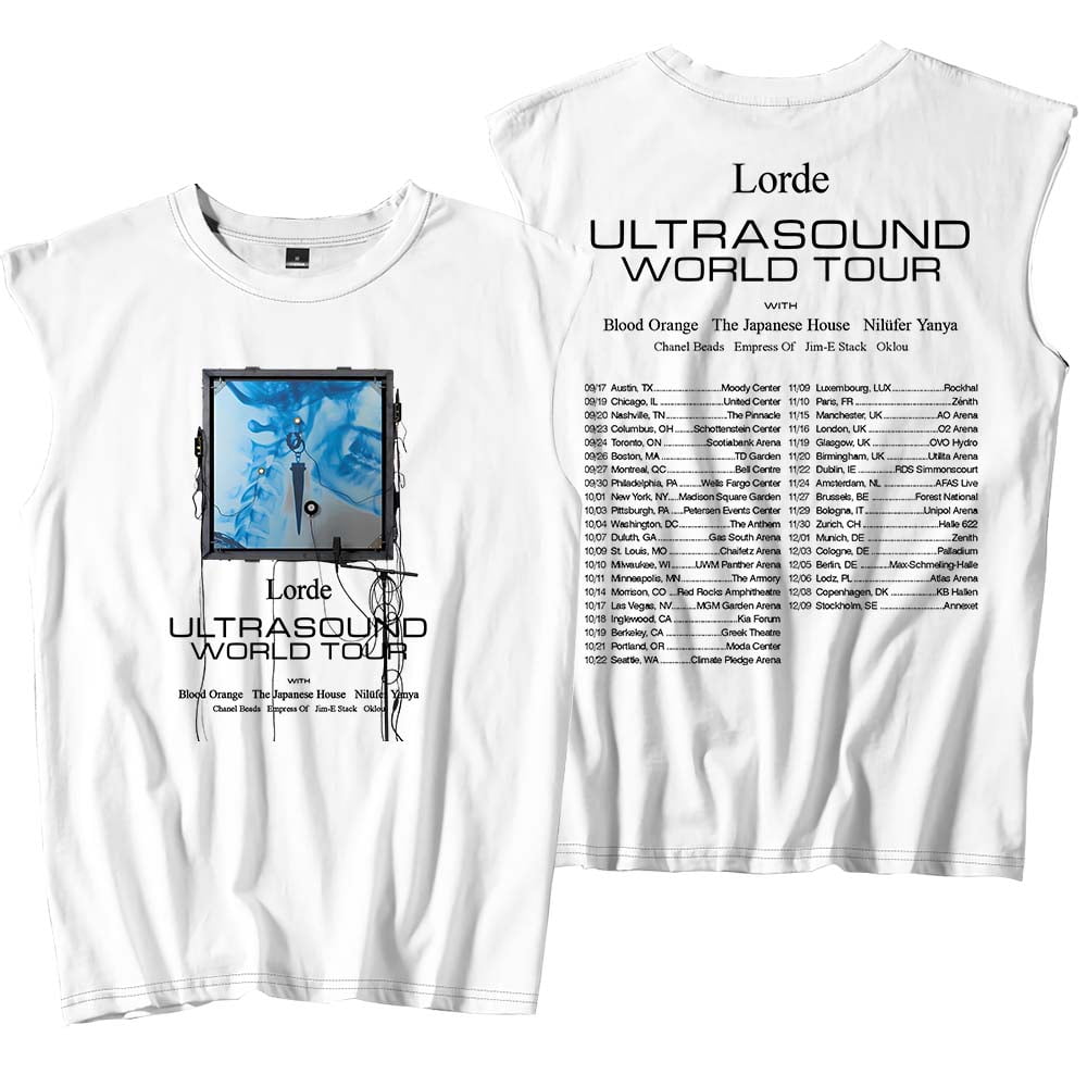 Lorde Ultrasound World Tour 2025 Merch Tank Tops Sleeveless Sport Vest ...