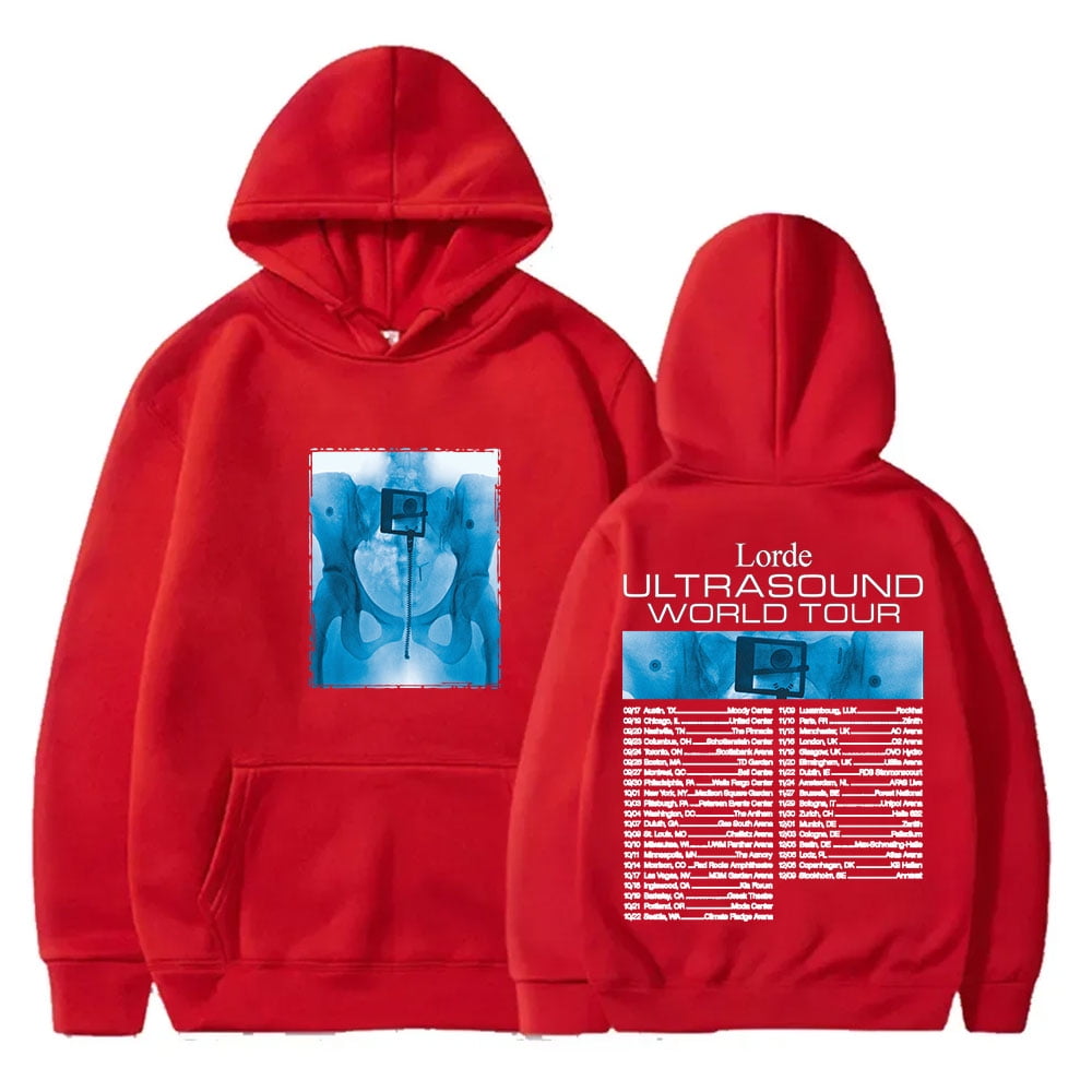 Lorde Ultrasound World Tour Merch Hoodies Long Sleeve Streetwear Women ...
